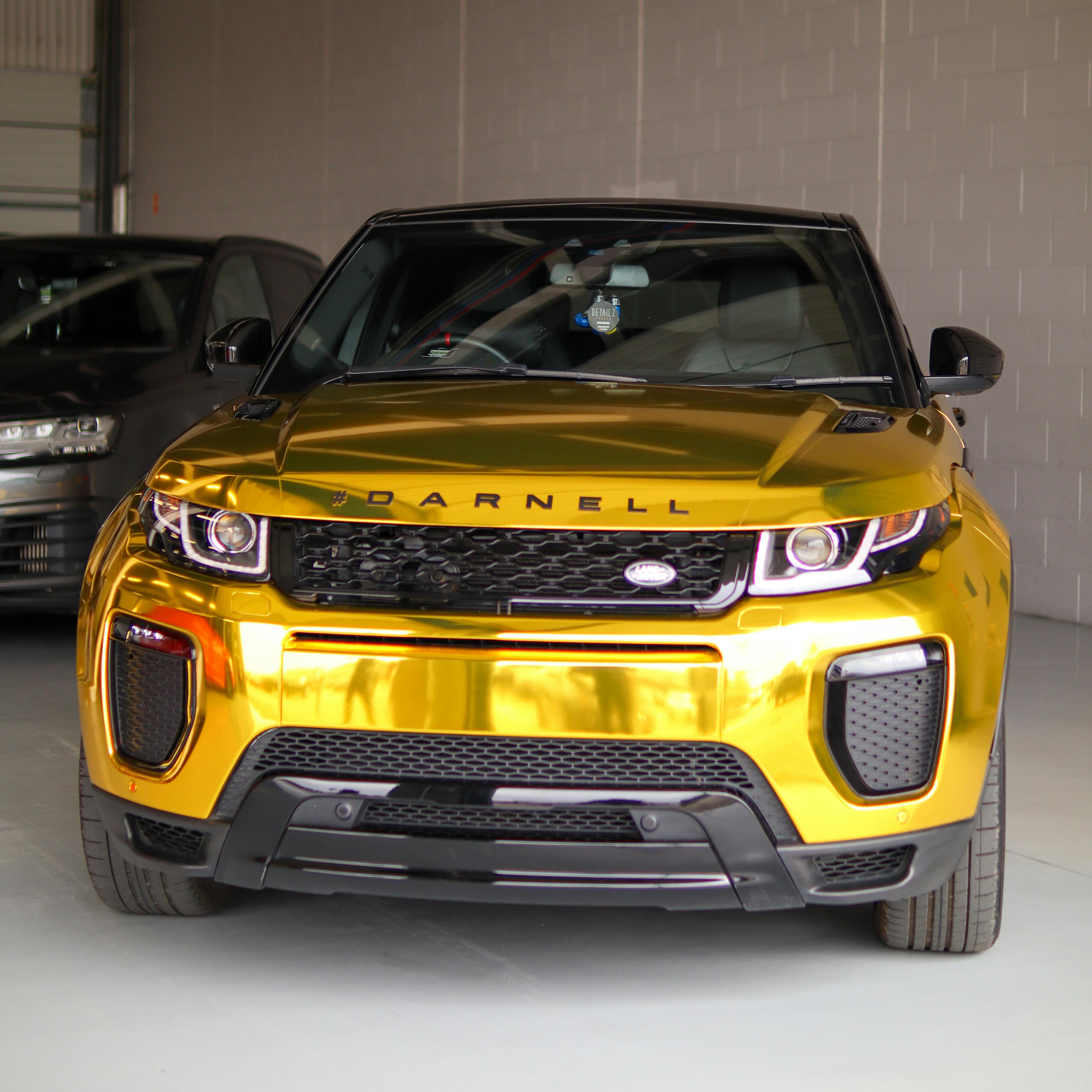 A Gold SUV Car inside the Garage · Free Stock Photo