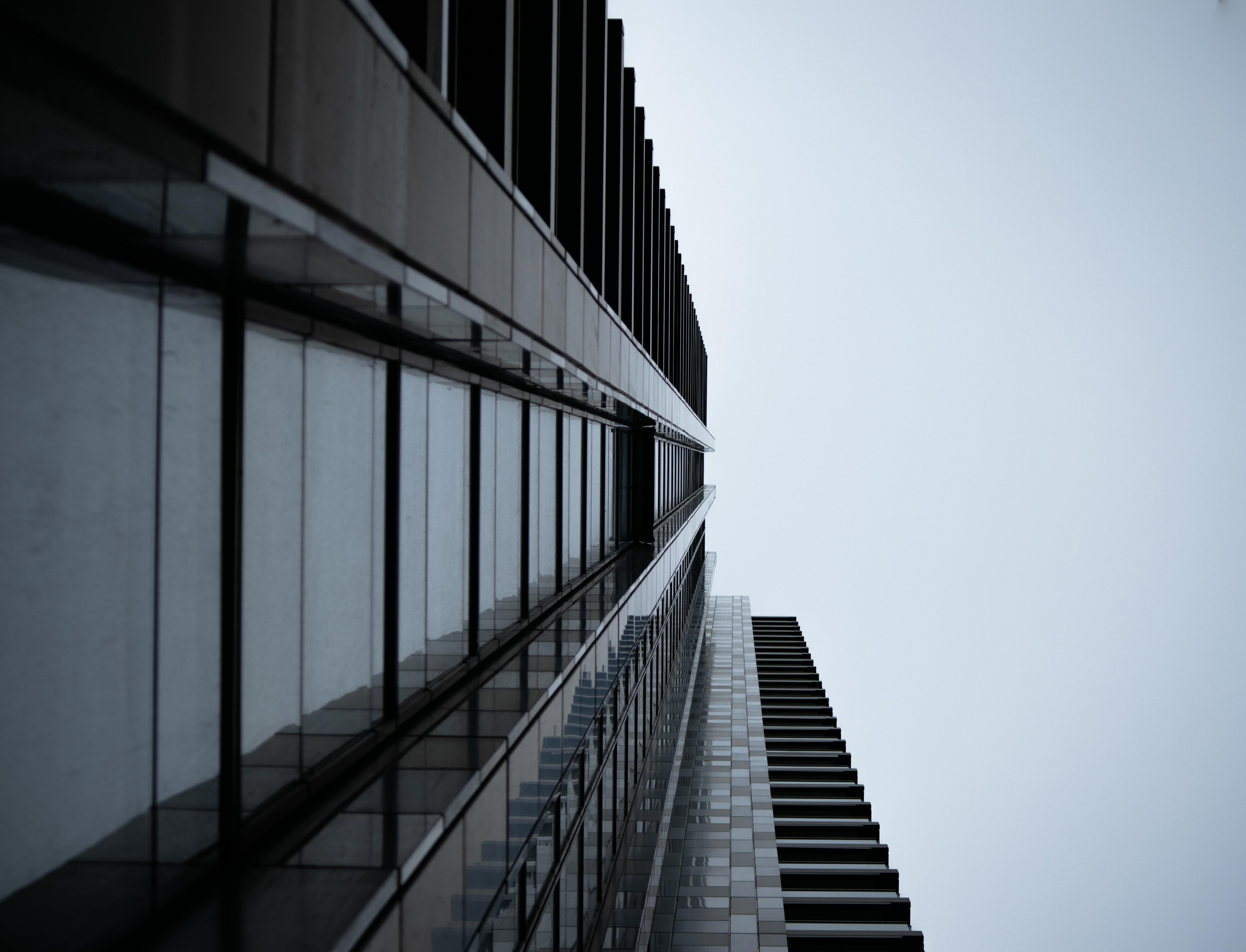 Low-angle Photography of Curtain-wall High-rise Building · Free Stock Photo