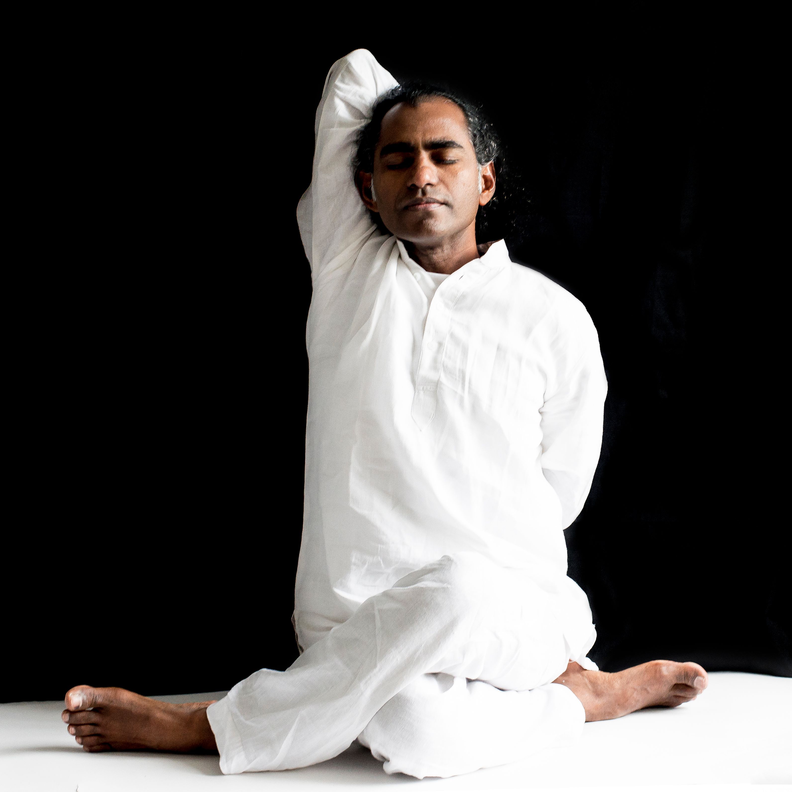 A Man Doing a Yoga Pose · Free Stock Photo