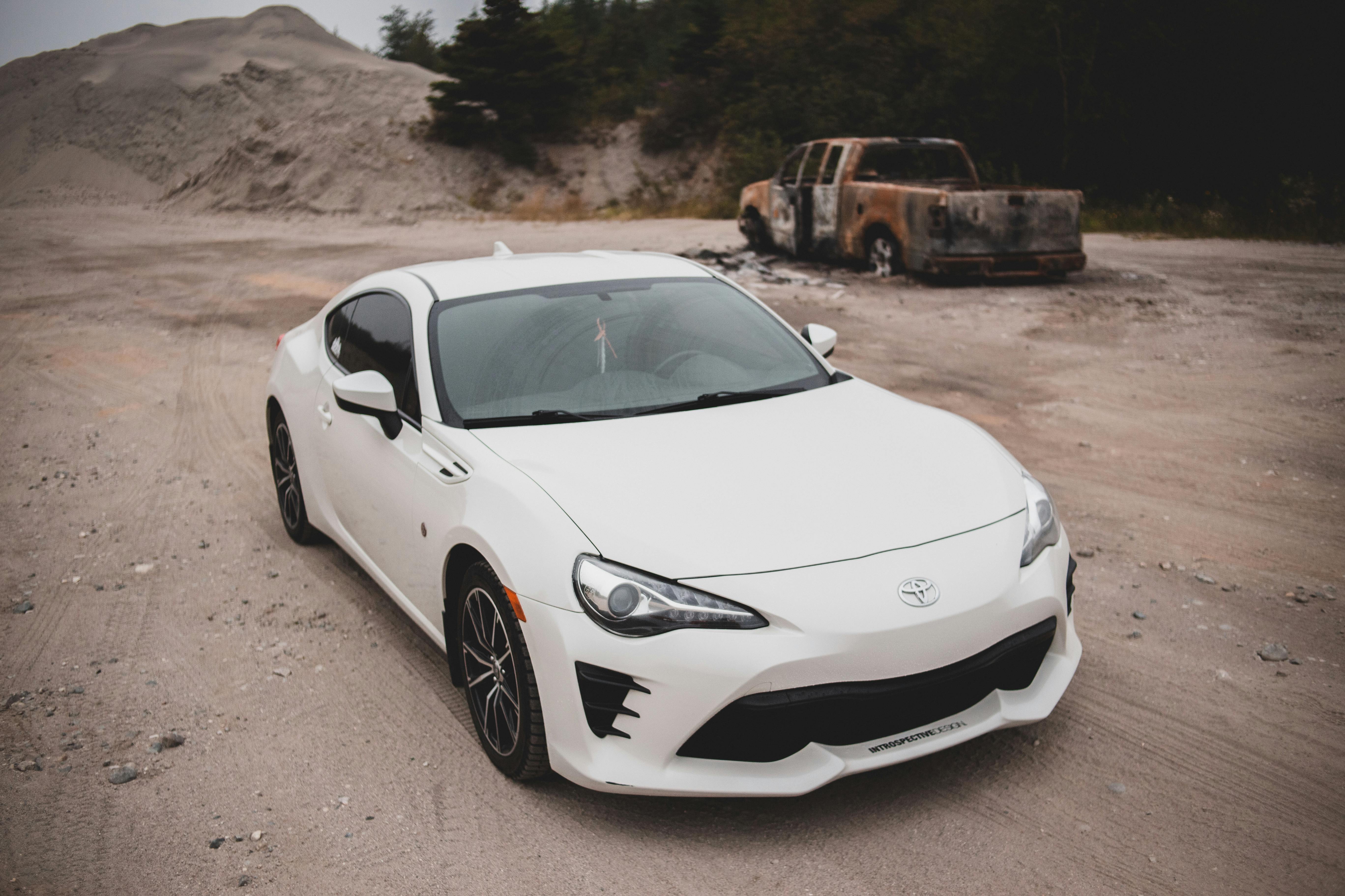 White Toyota Car · Free Stock Photo