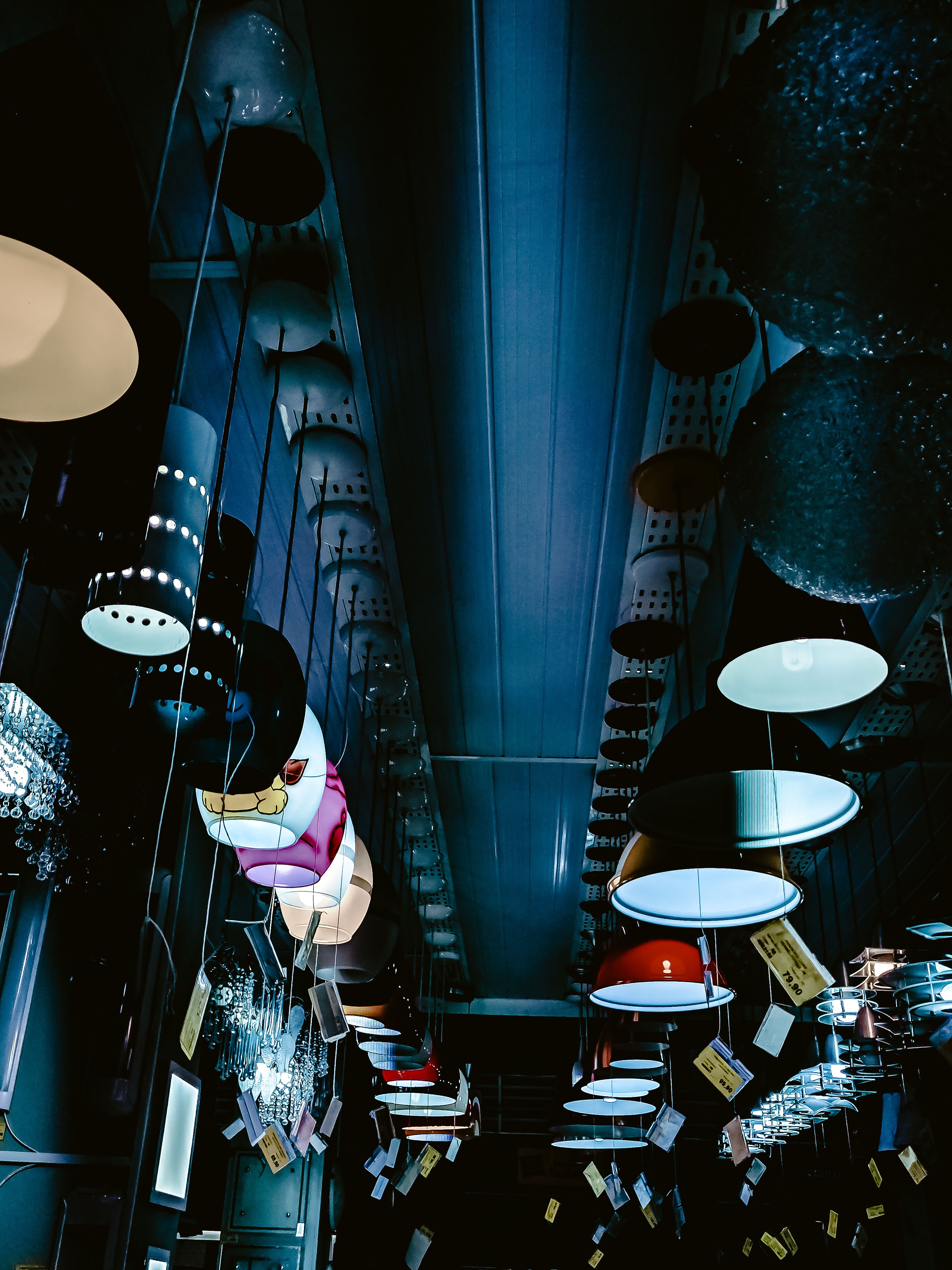 Illuminated Street Lamps at Night · Free Stock Photo