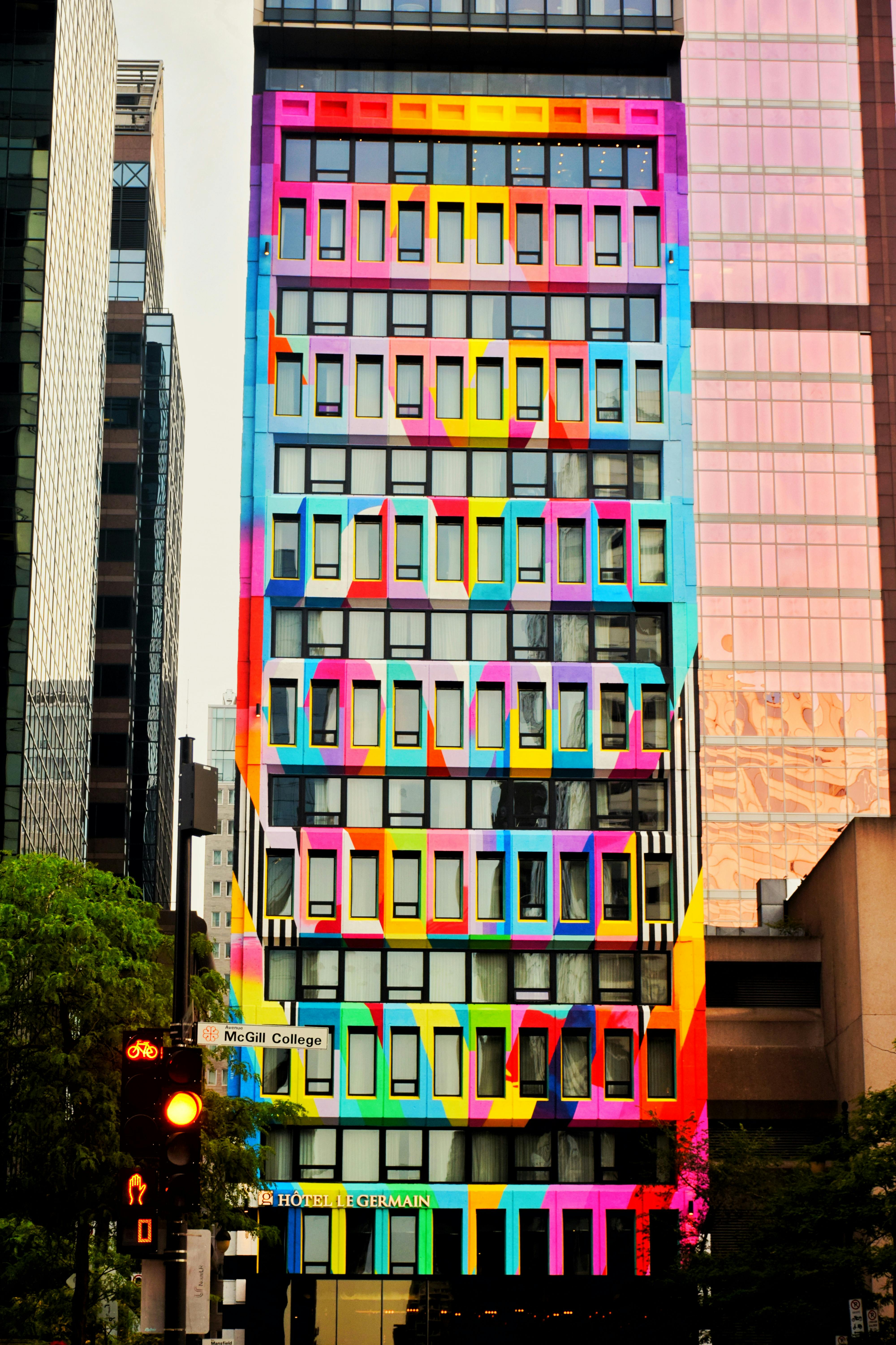 A Colorful High-Rise Building · Free Stock Photo