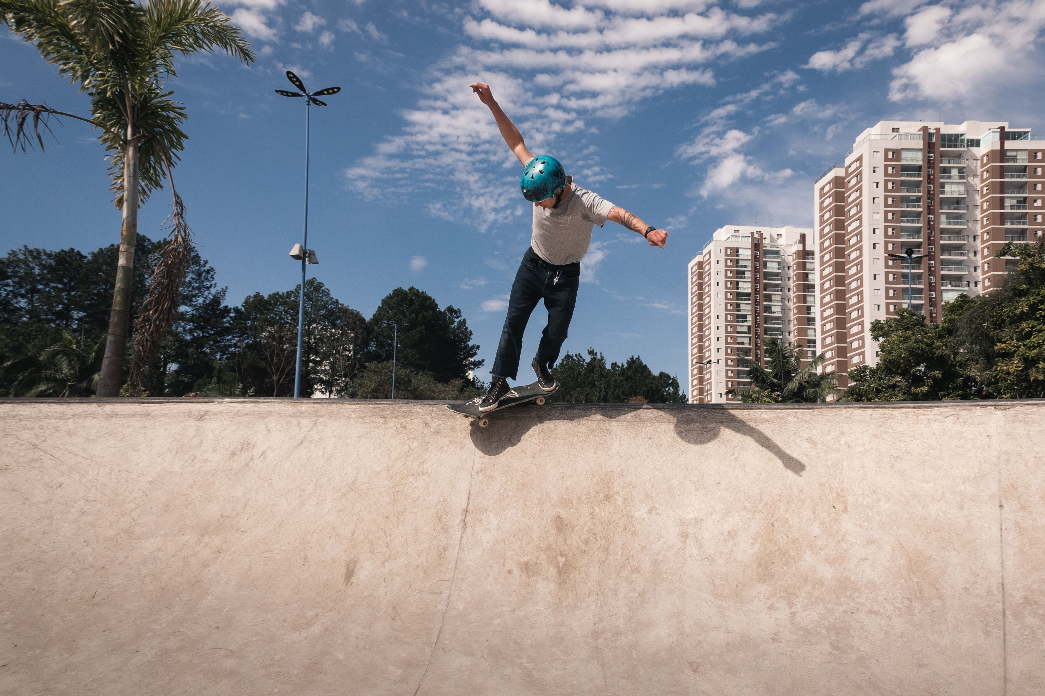 A Group of People Skateboarding on the Skate Park · Free Stock Photo
