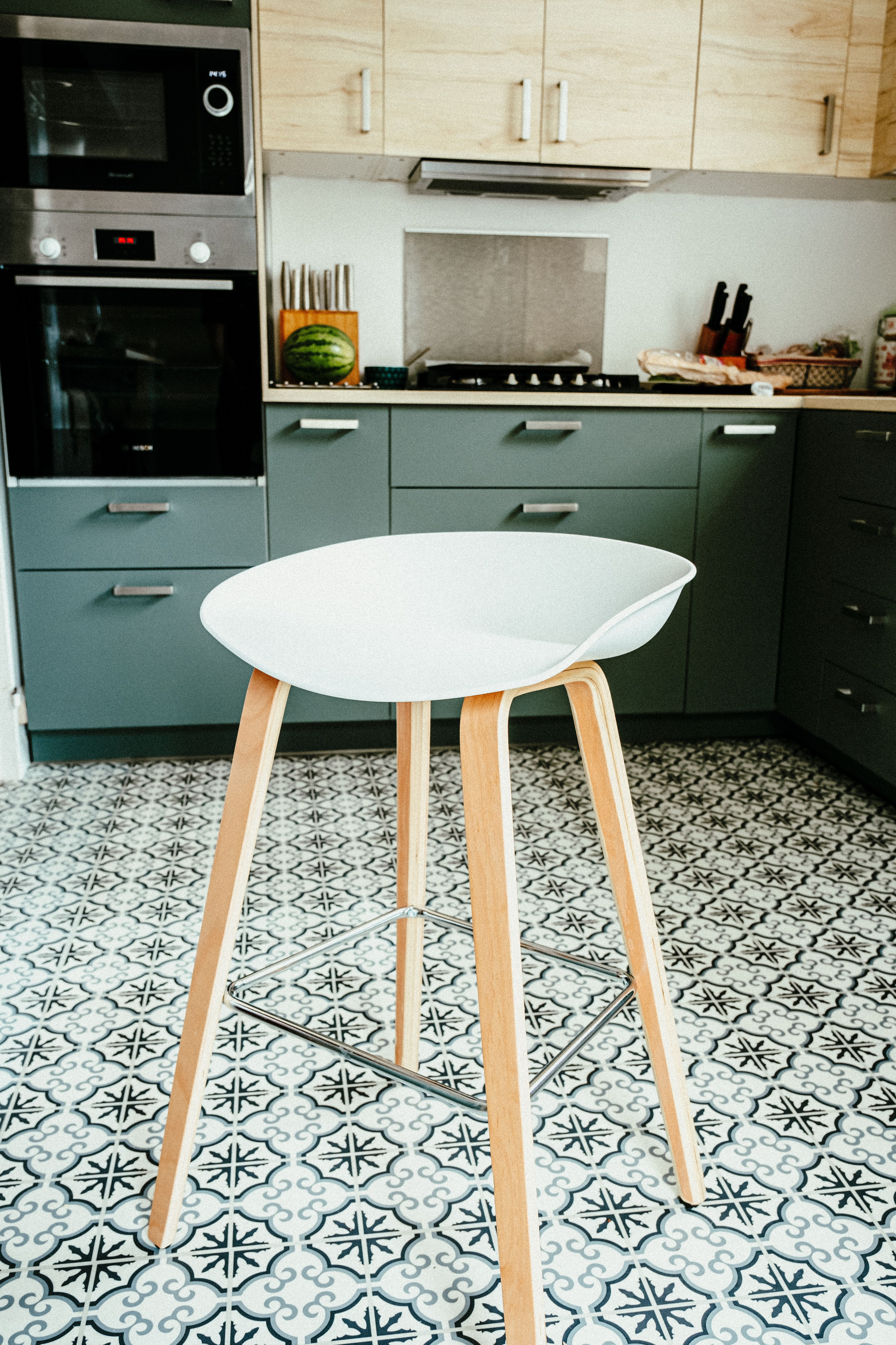 A White Stool · Free Stock Photo