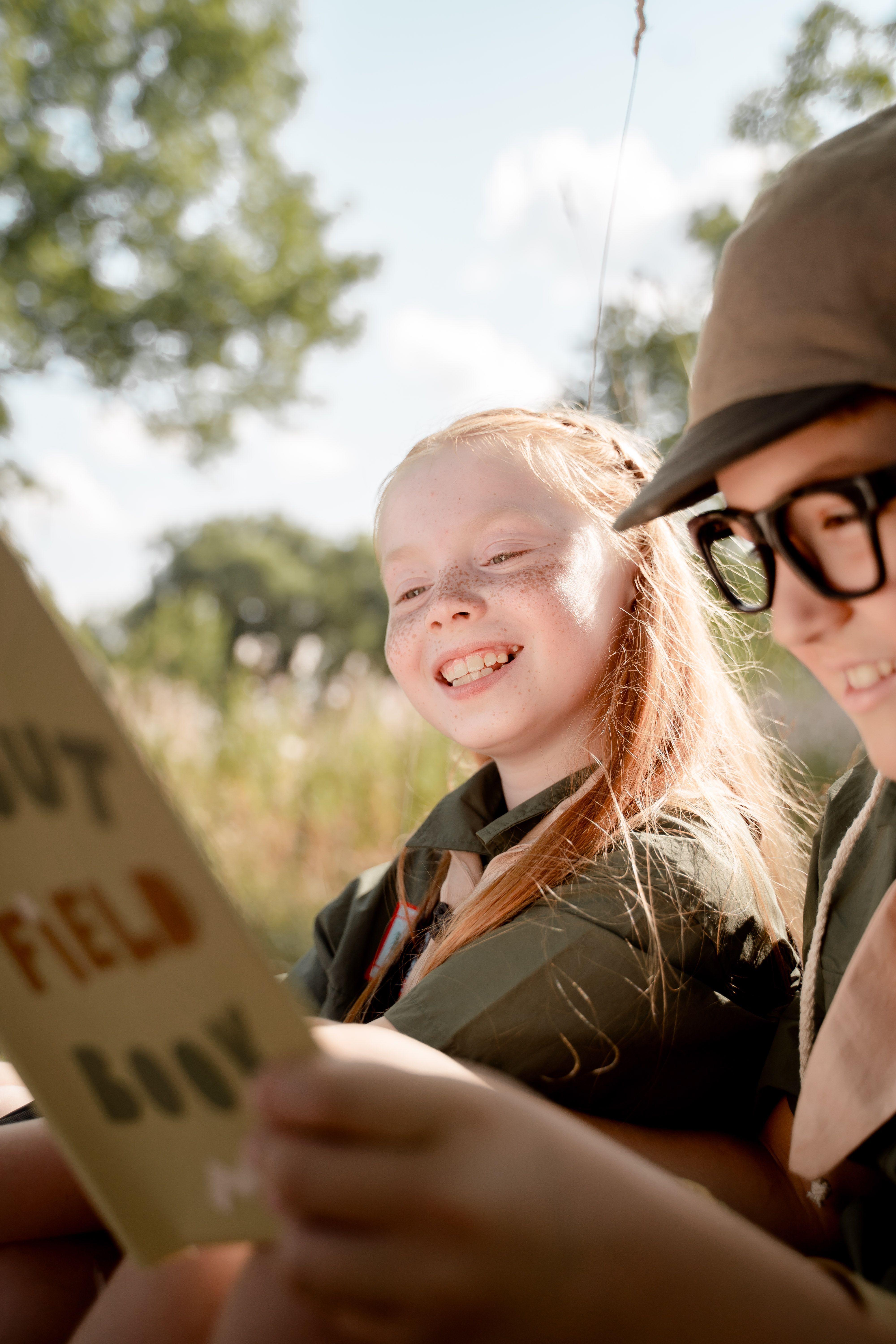 Scouts Hiking in the Forest Trail · Free Stock Photo