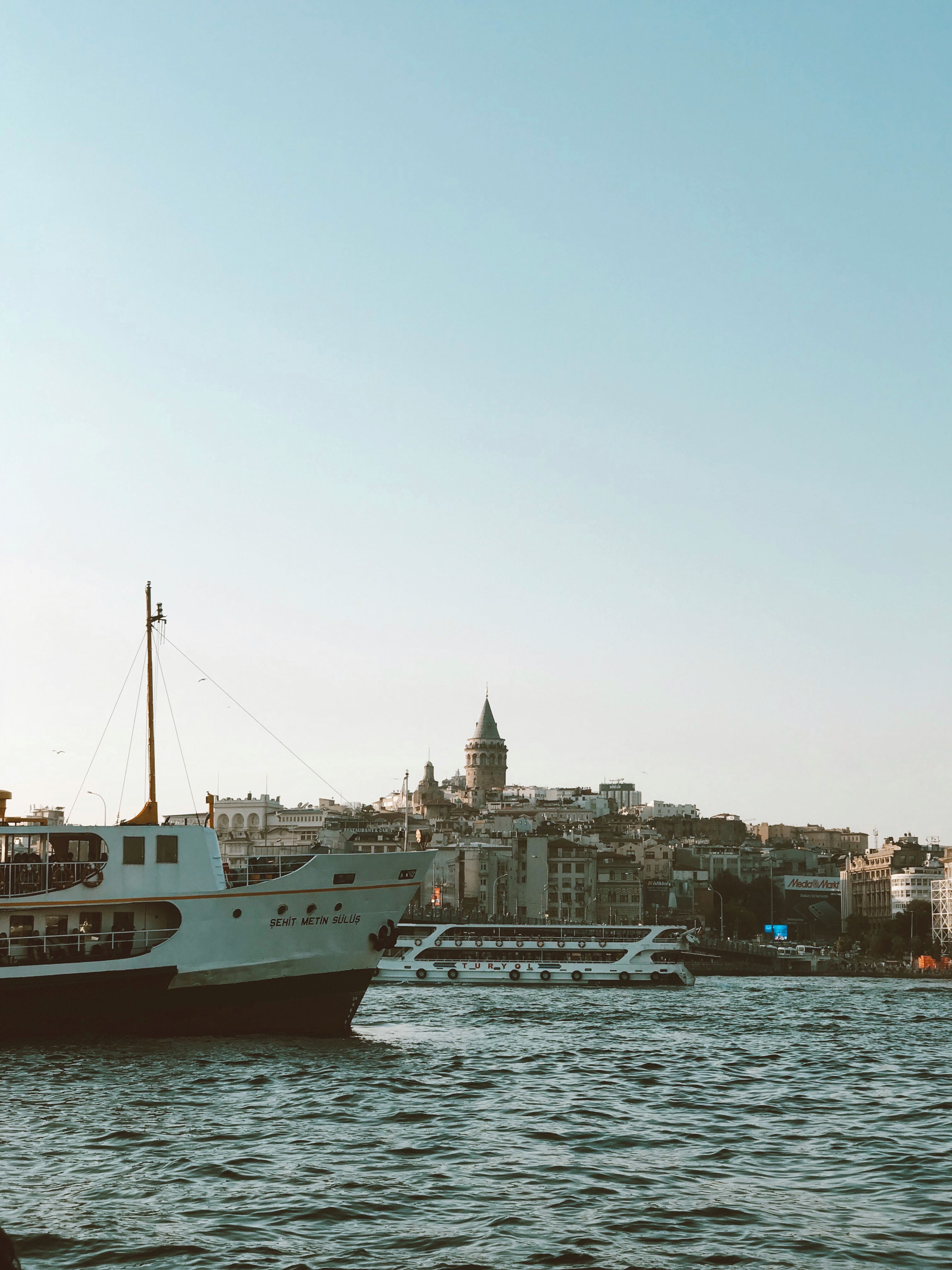 Ferry Sailing on Sea · Free Stock Photo