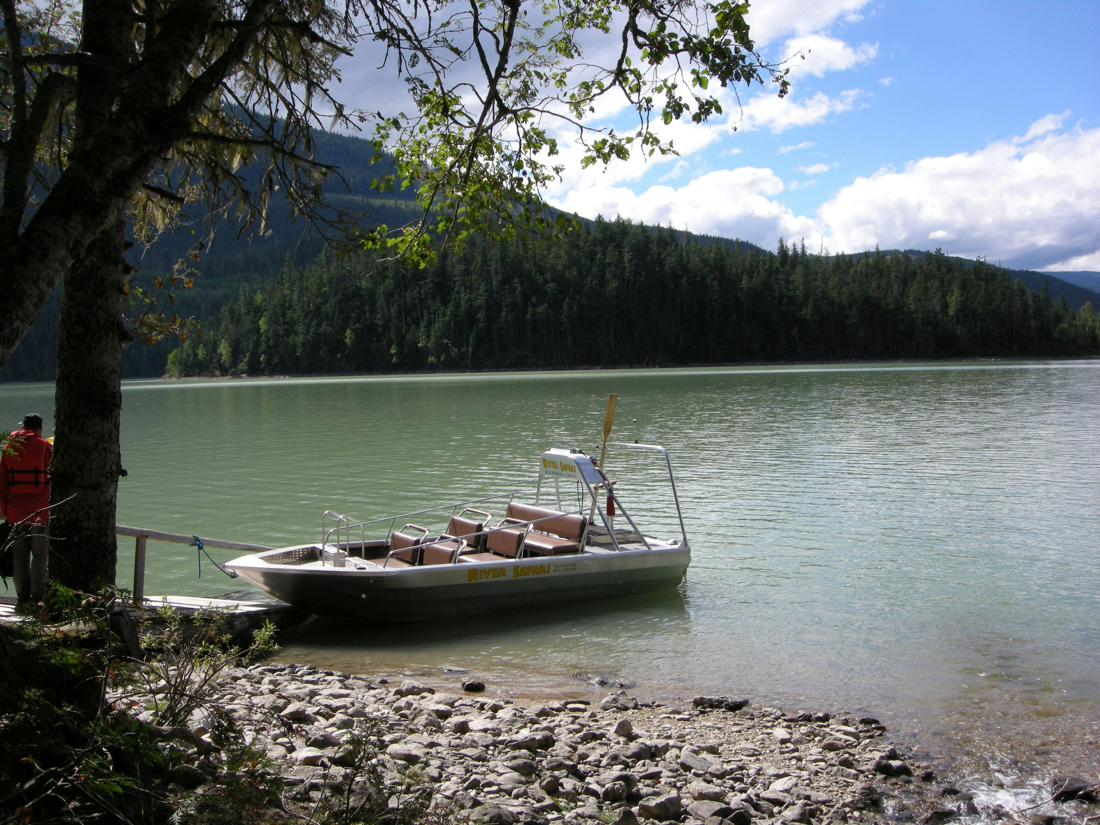 Boat with Red Flaglets on the Sea Shore · Free Stock Photo
