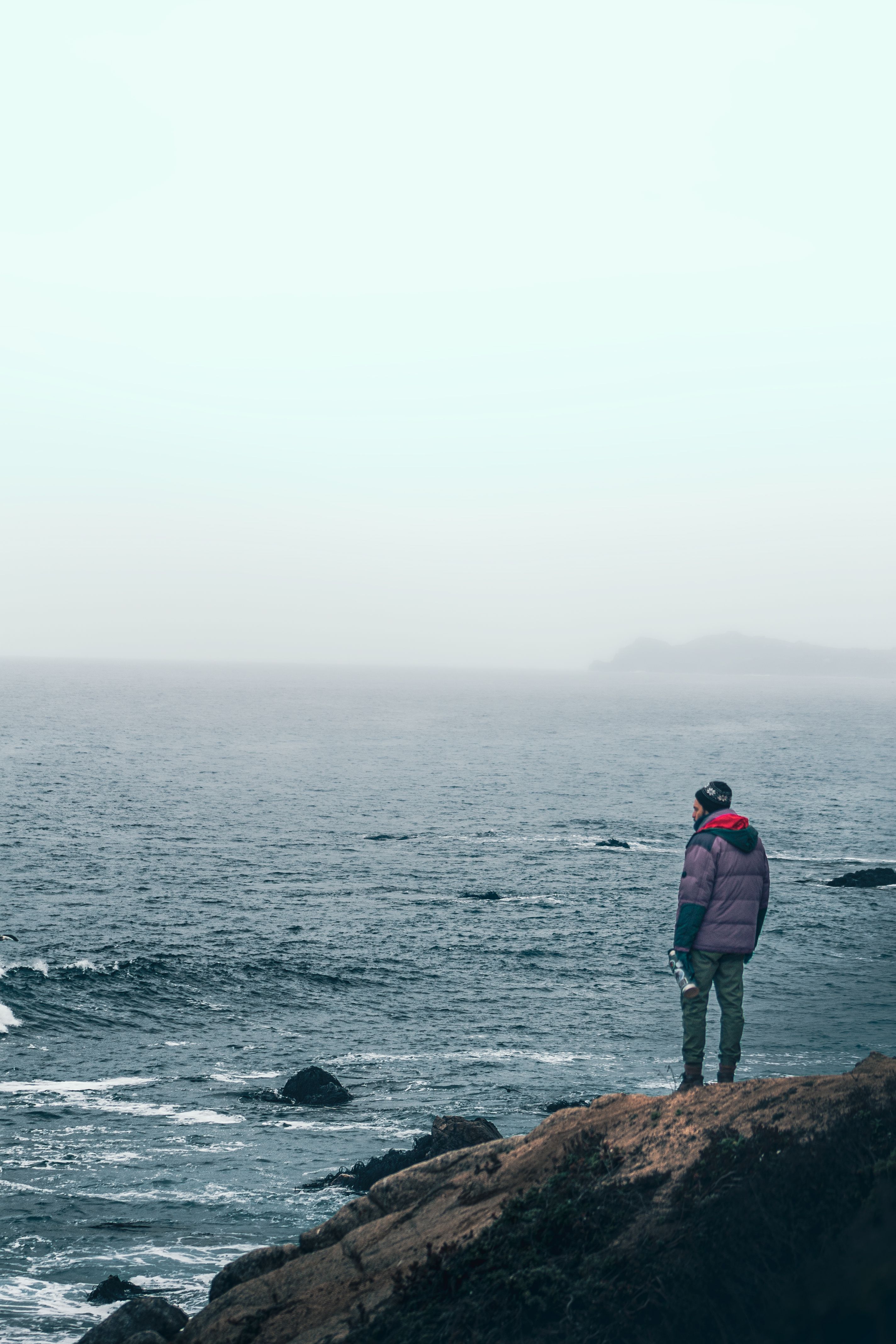 A Man Looking at Sea · Free Stock Photo