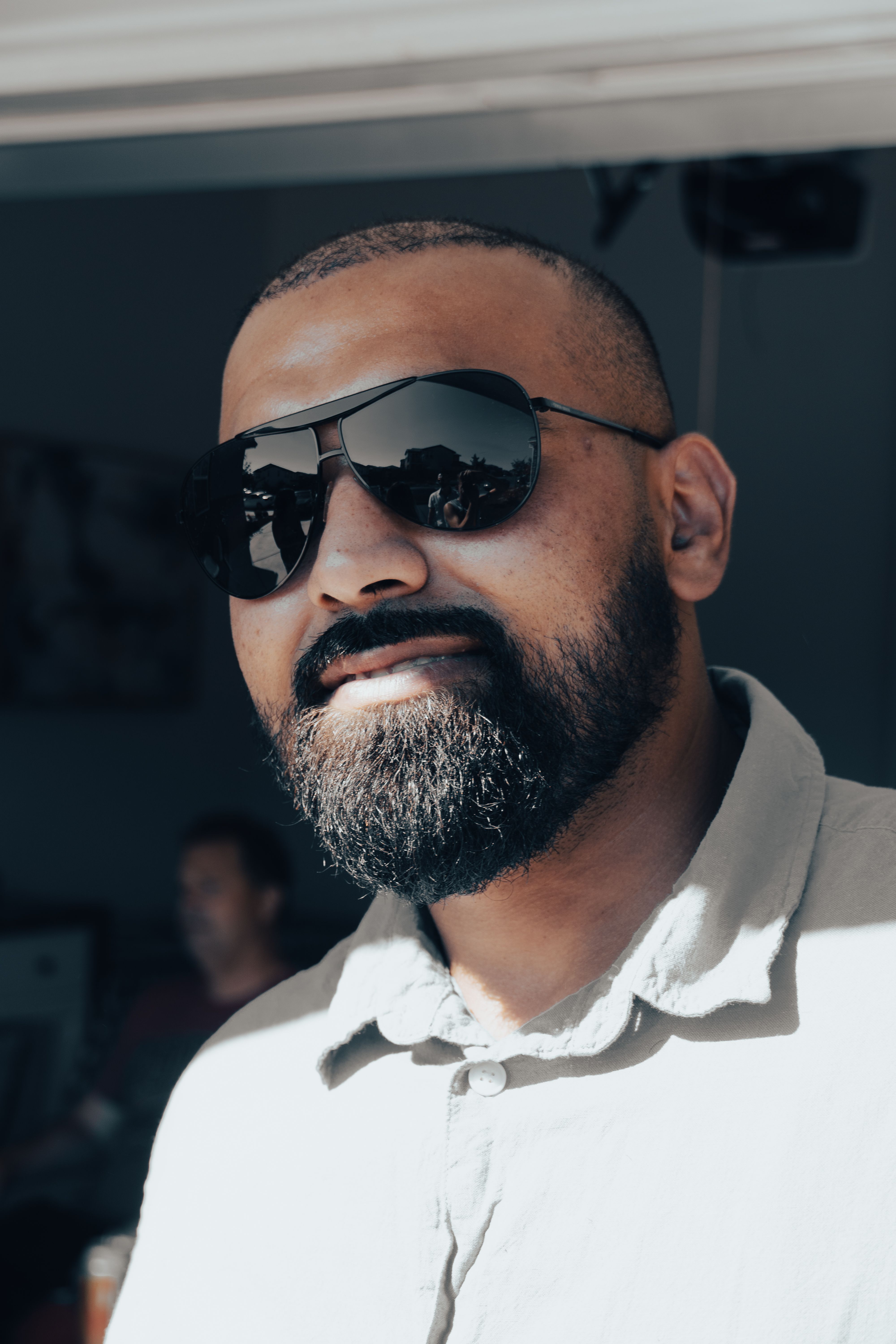 A Bearded Man Wearing Sunglasses · Free Stock Photo