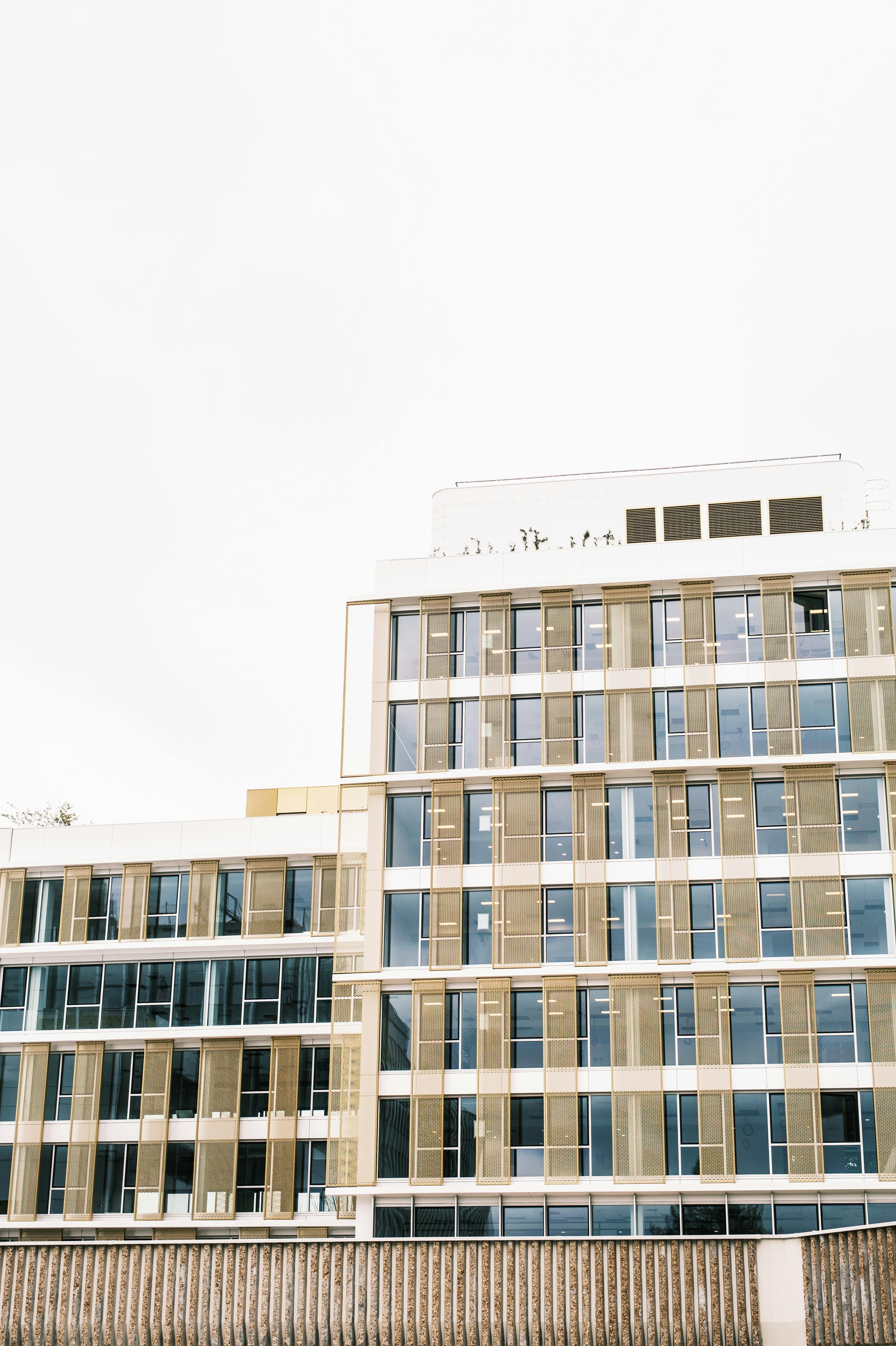 Exterior Design of a Tall Building · Free Stock Photo