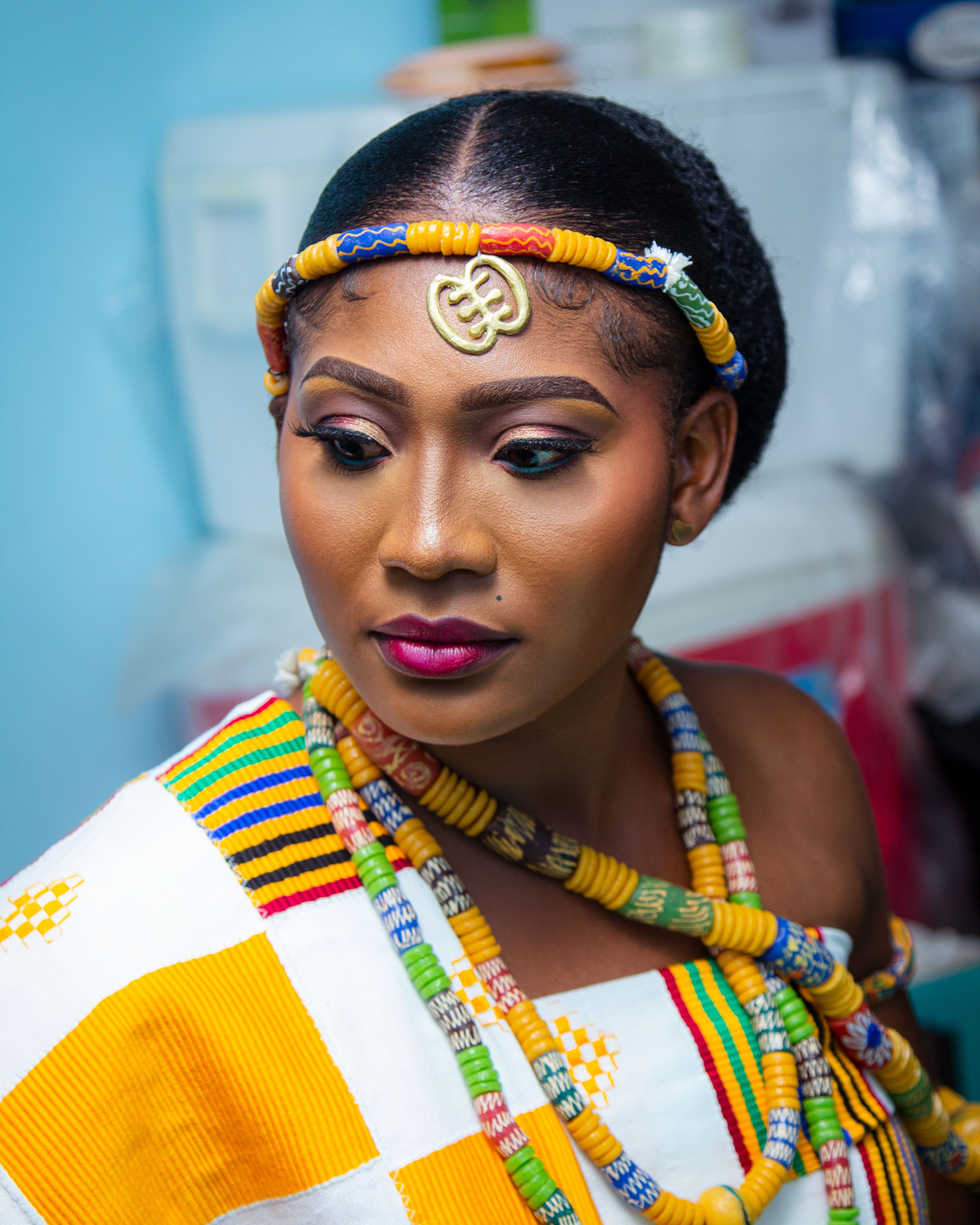 Photo of a Bride with Necklaces · Free Stock Photo