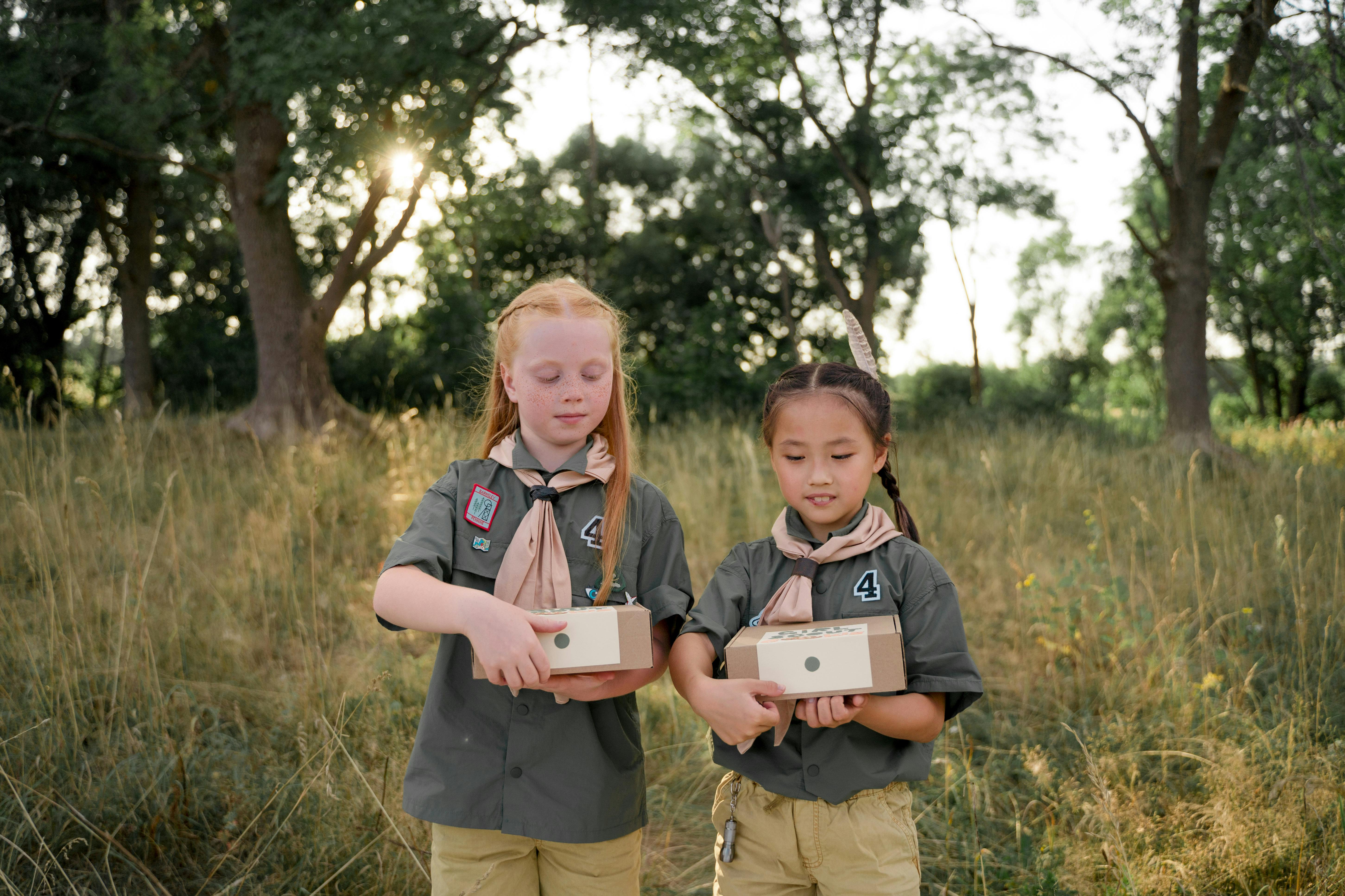 A Group of Kids Scouting · Free Stock Photo