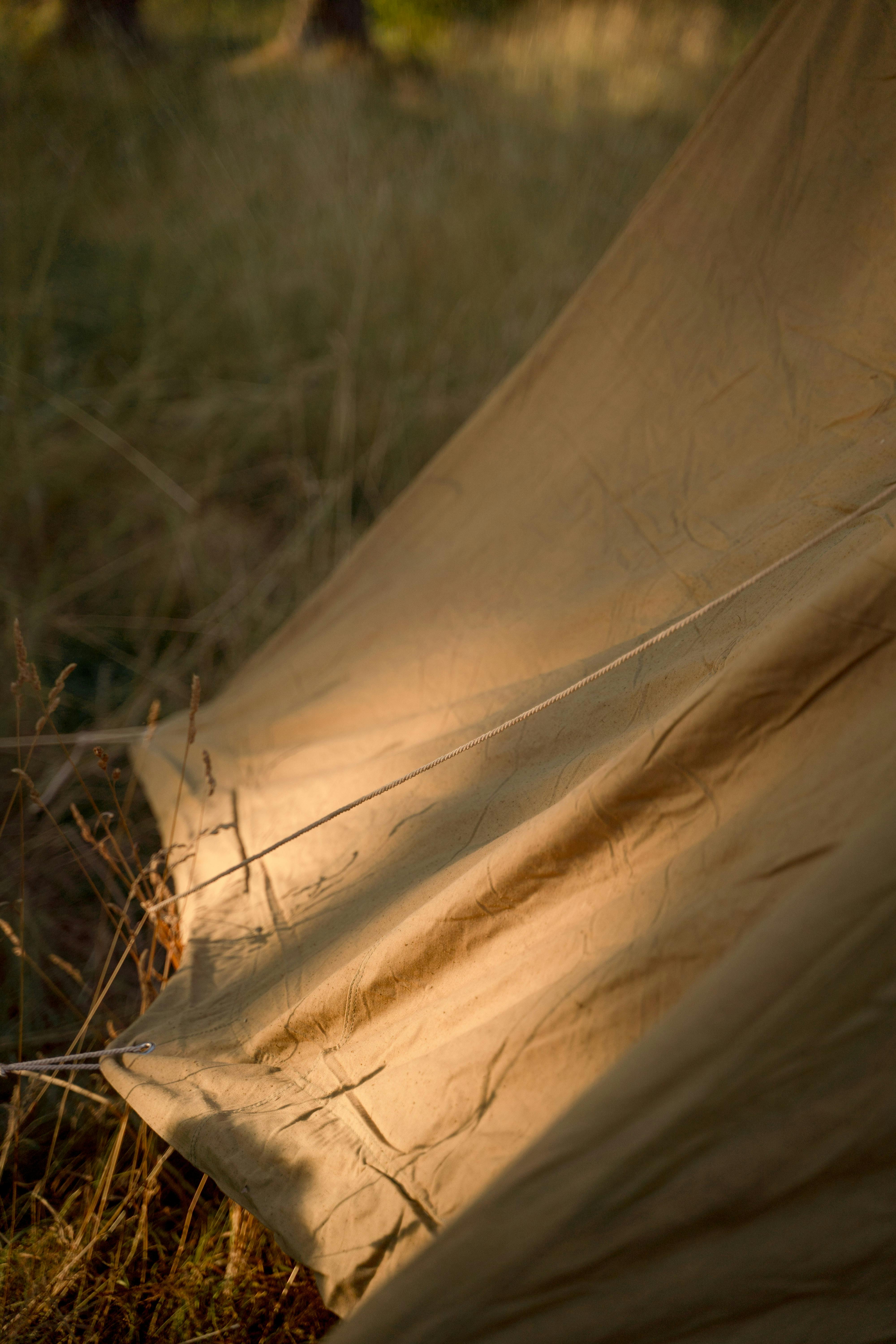 Tent Set Up over Grass · Free Stock Photo
