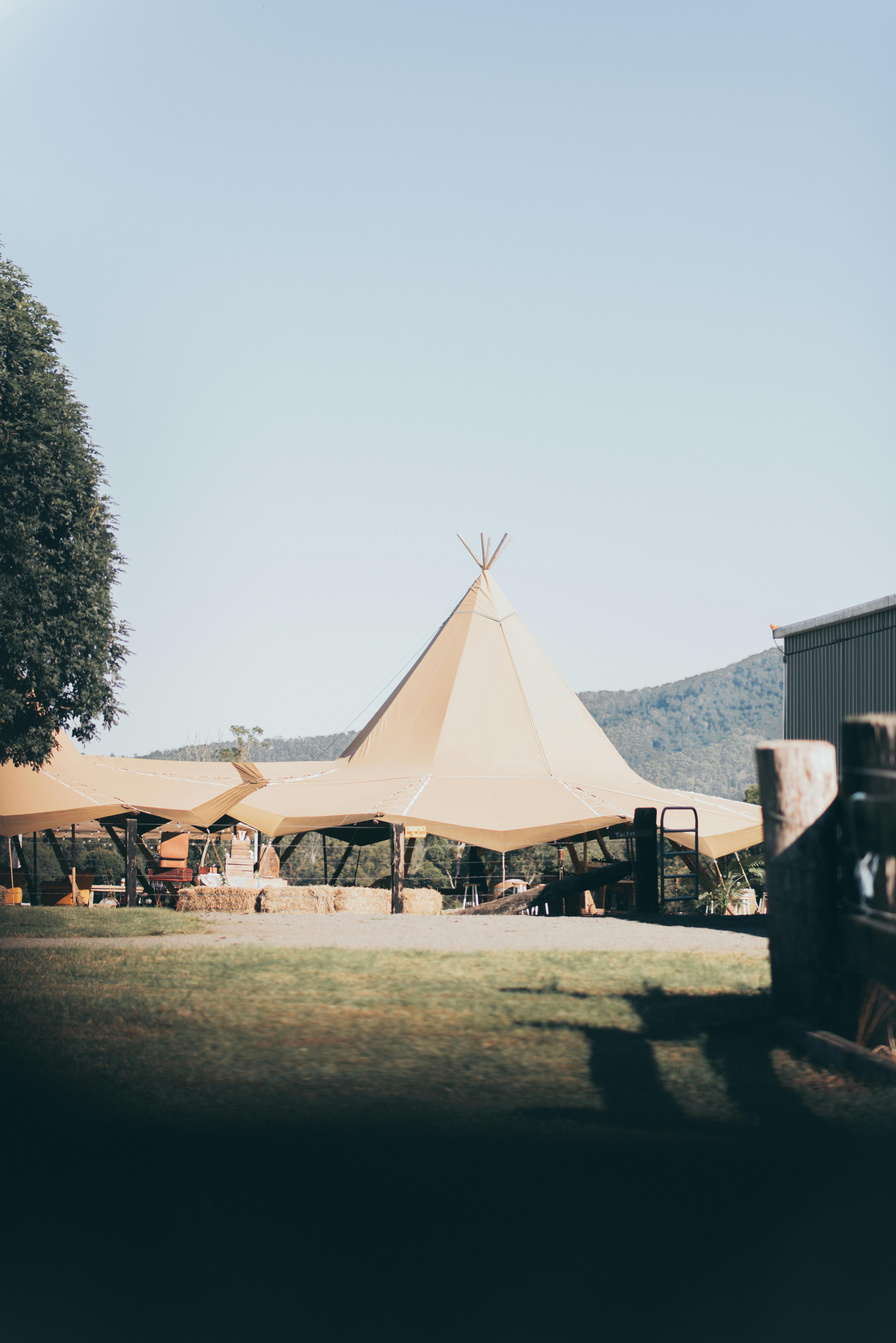 Large Tent on Hill · Free Stock Photo