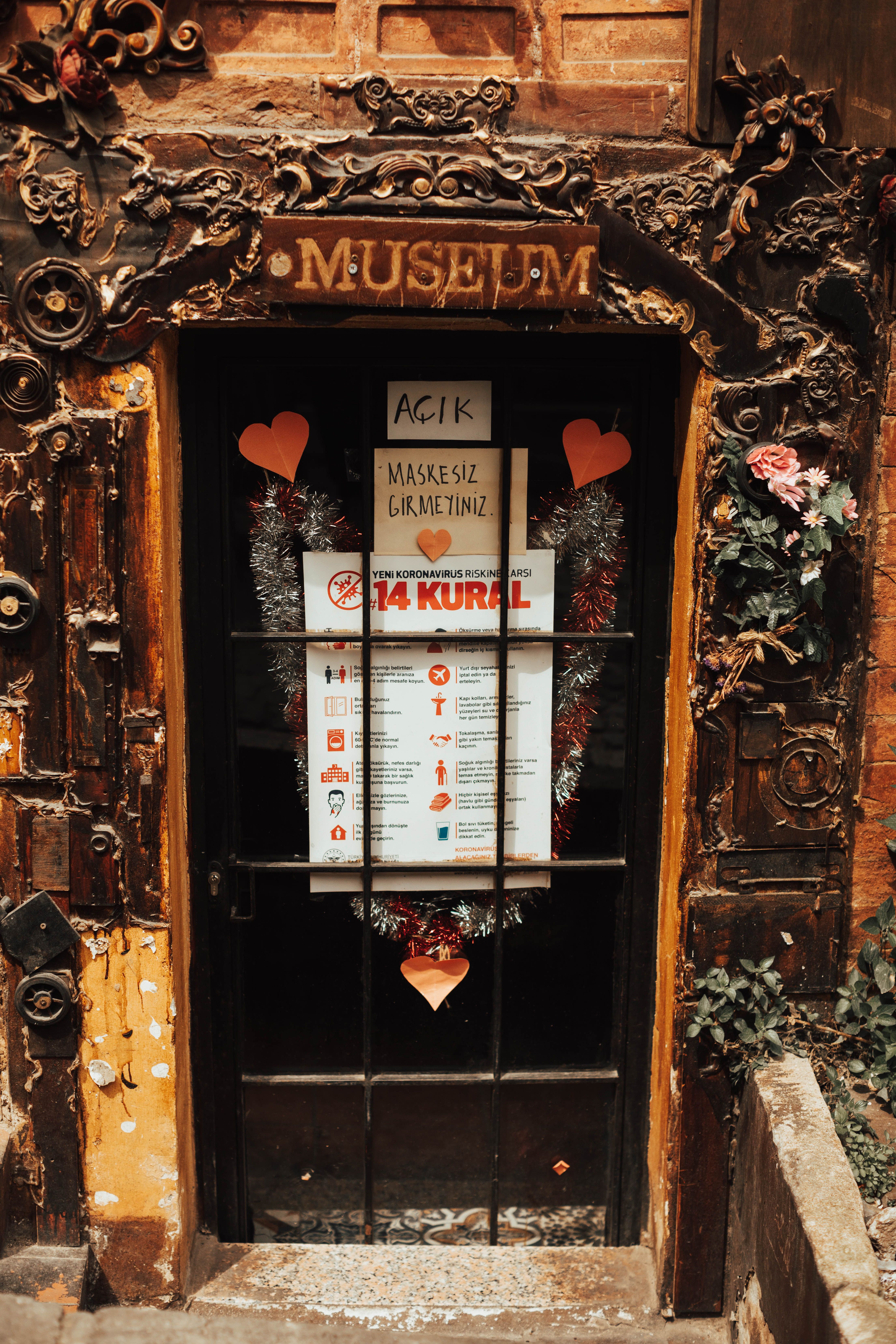 Wooden Door with Museum Written on Top of it · Free Stock Photo
