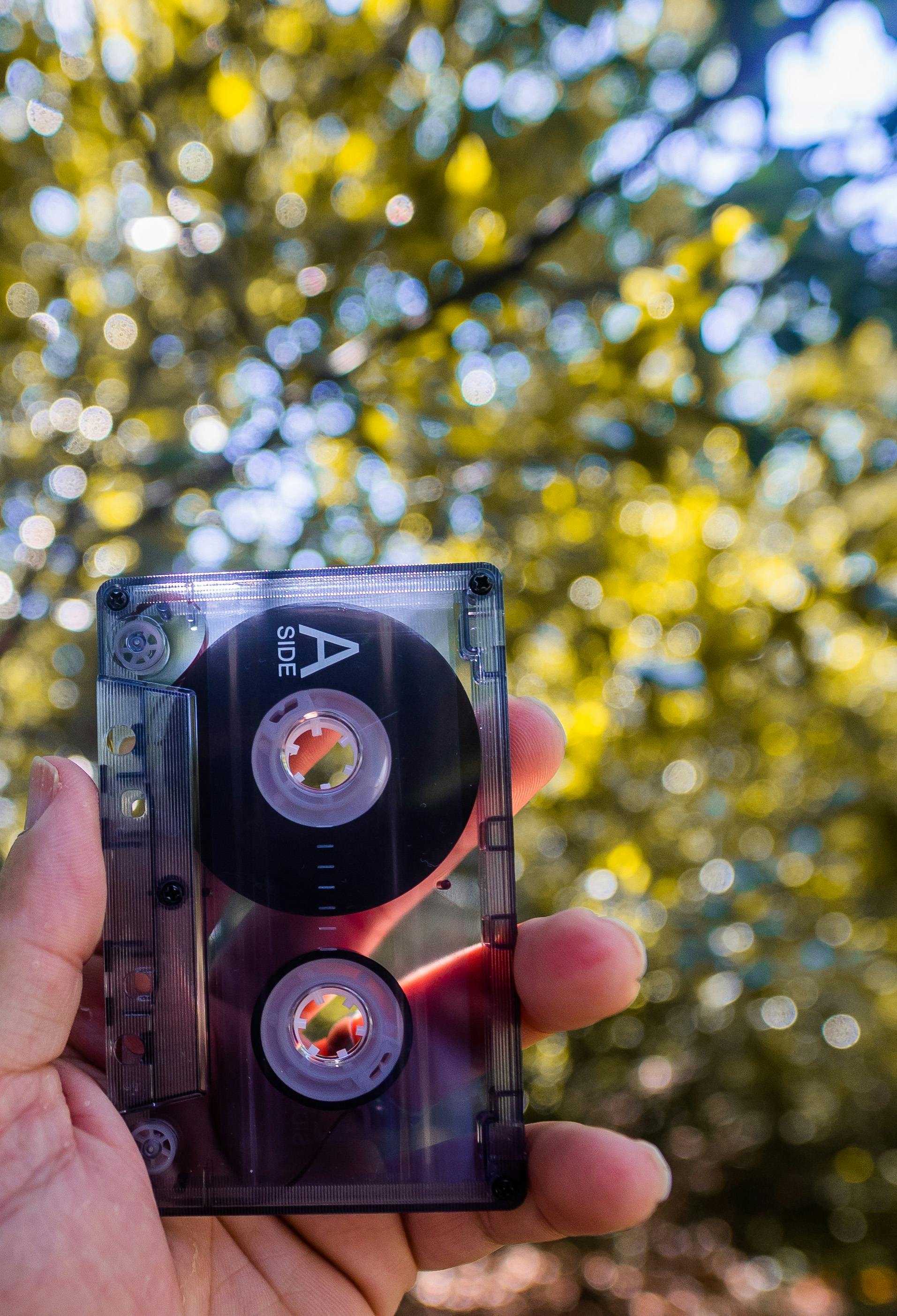 Side A of a Cassette Tape · Free Stock Photo