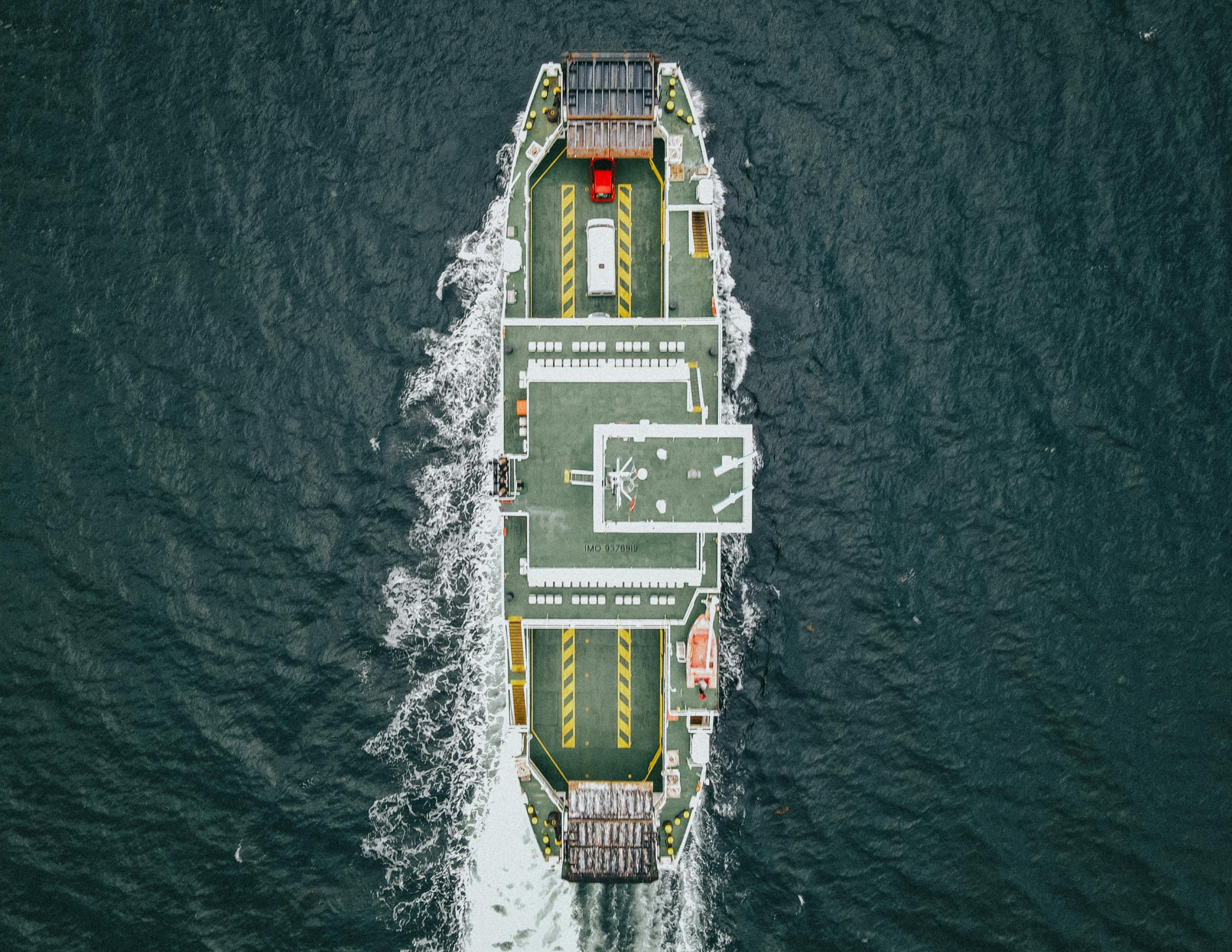 Top View of a Canal · Free Stock Photo