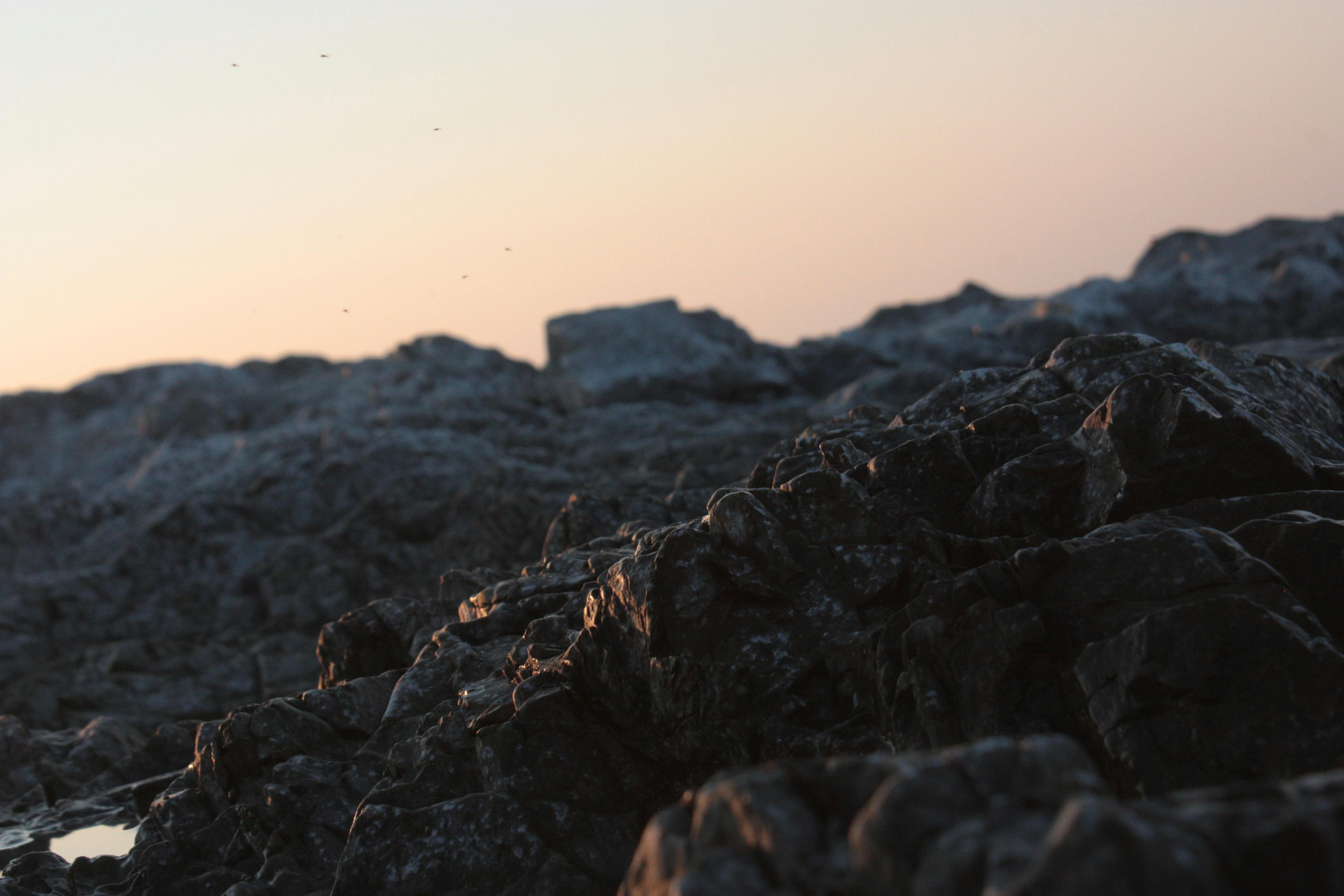 A Black Rock Formation · Free Stock Photo