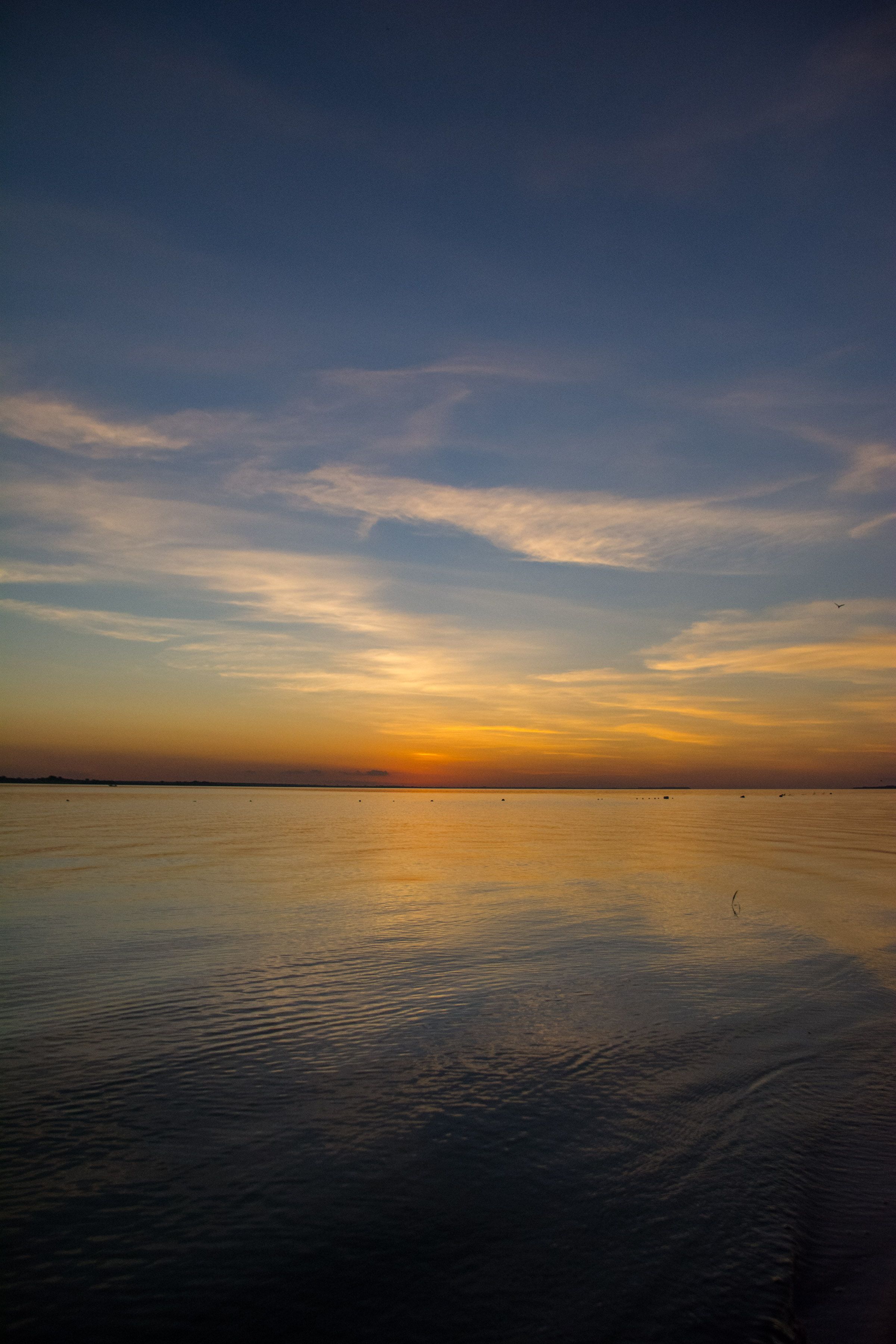 Calm Sea during Sunset · Free Stock Photo