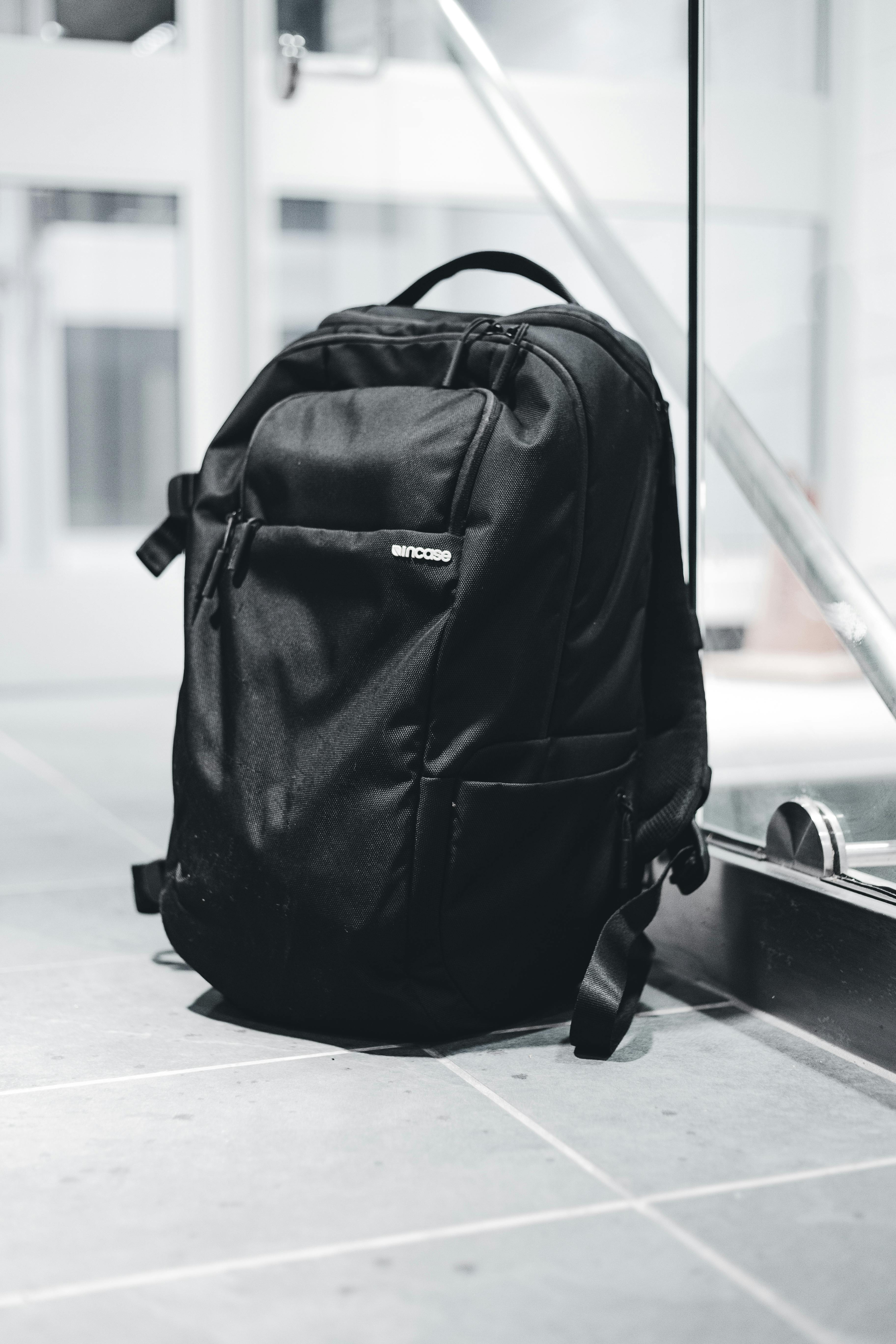 A Black Backpack on the Floor · Free Stock Photo