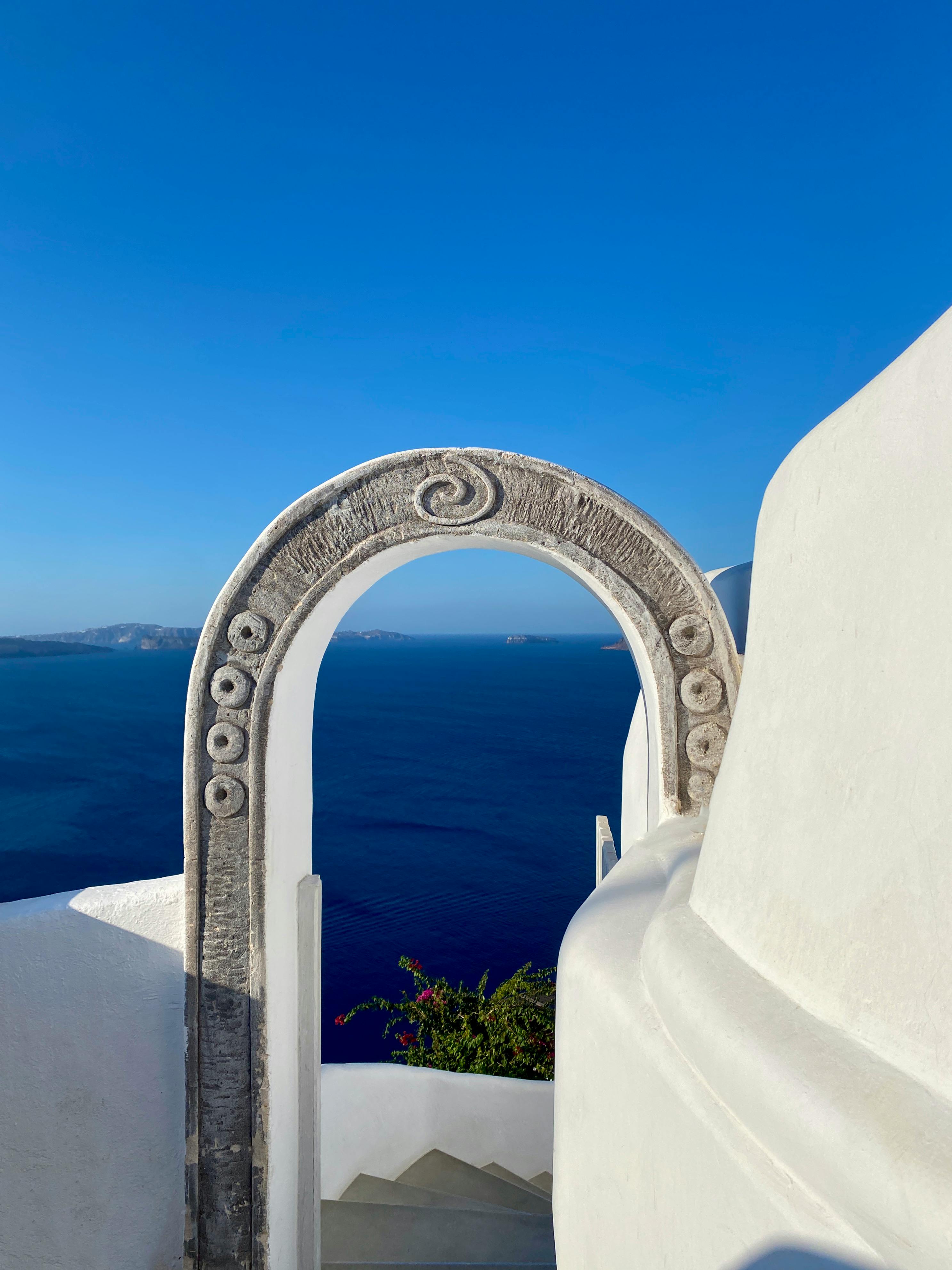Sea View Through Arch Photos, Download The BEST Free Sea View Through ...