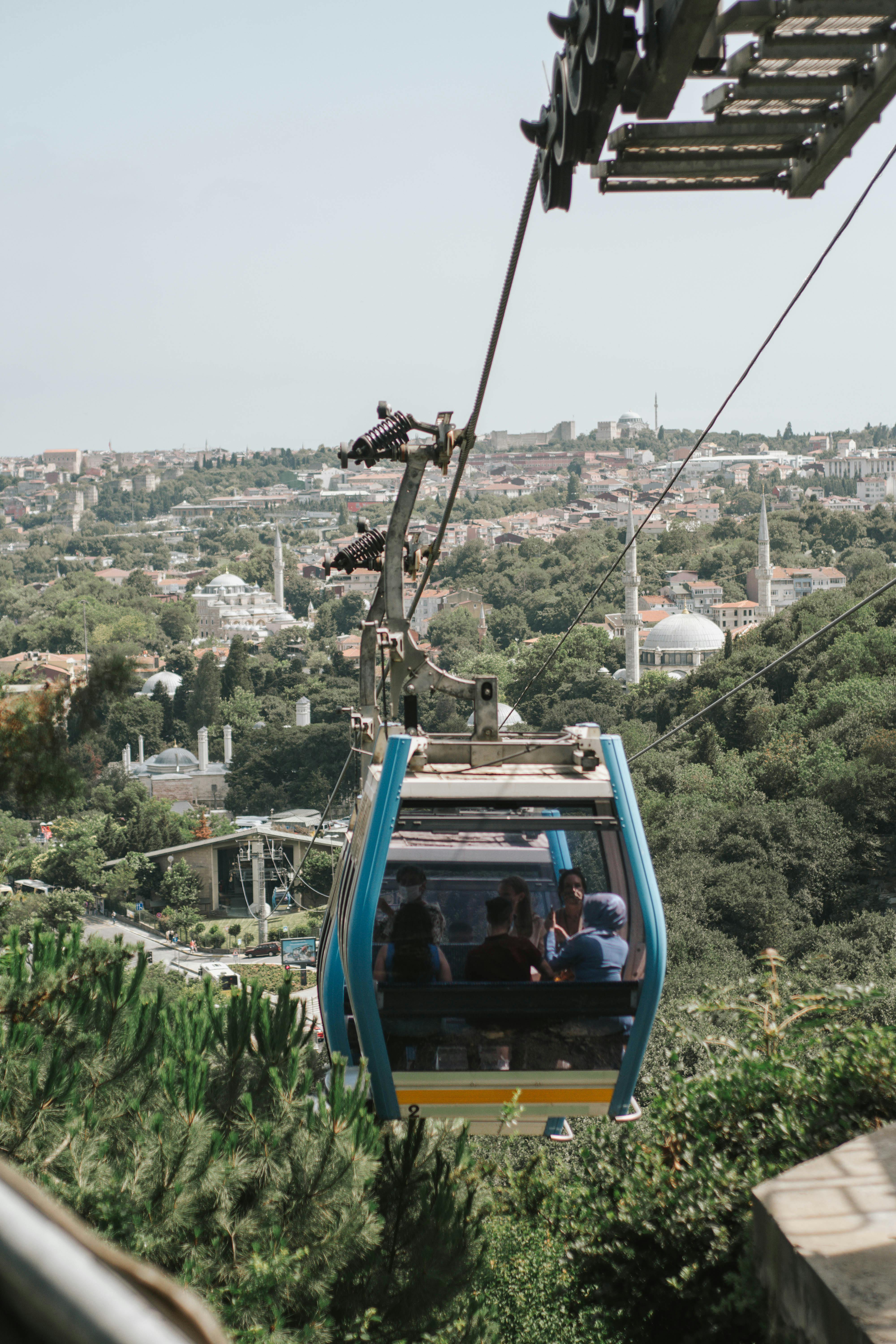 White And Black Cable Car · Free Stock Photo