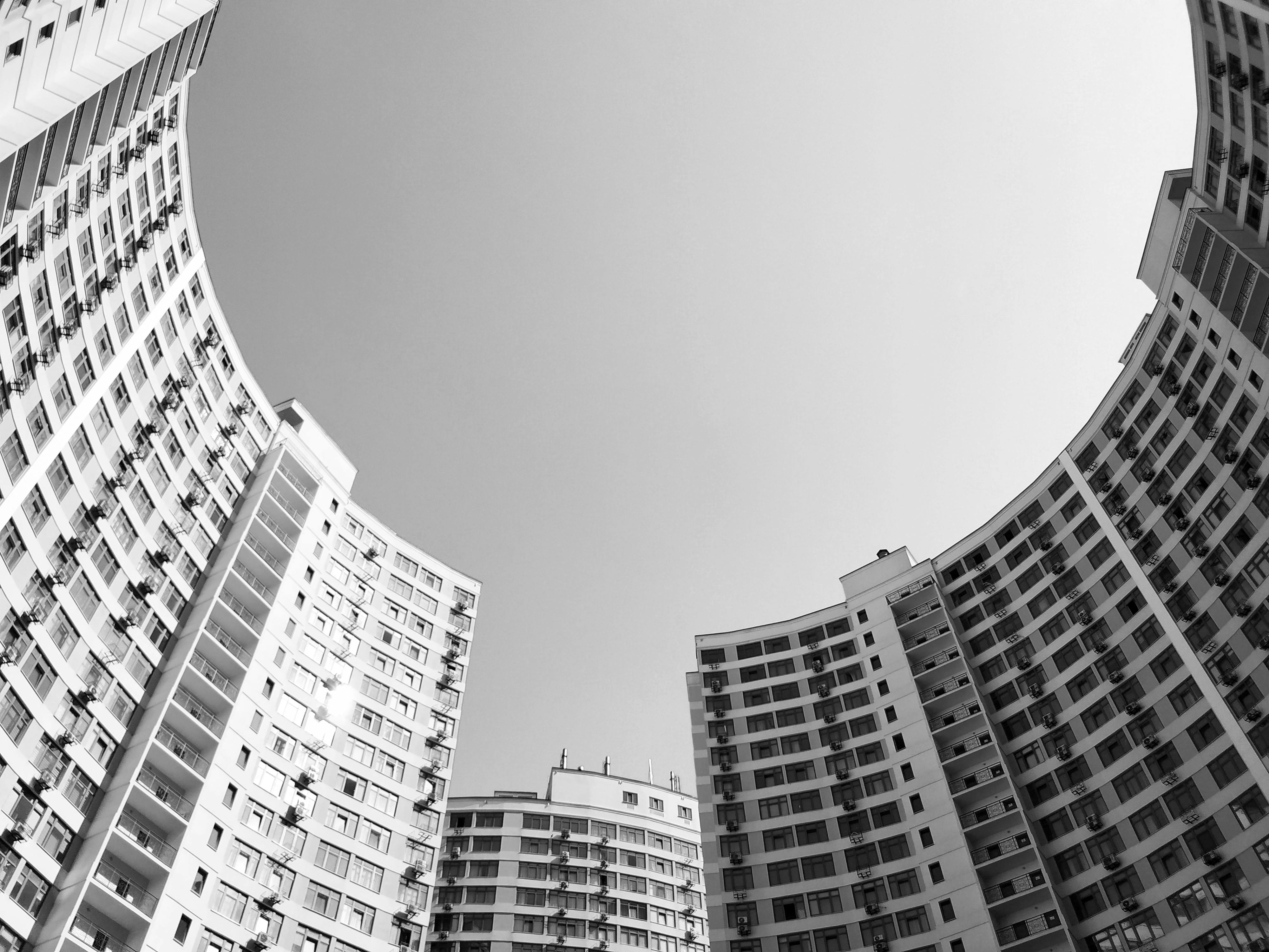 New Built Residential Building in Modern Simplistic Style · Free Stock ...