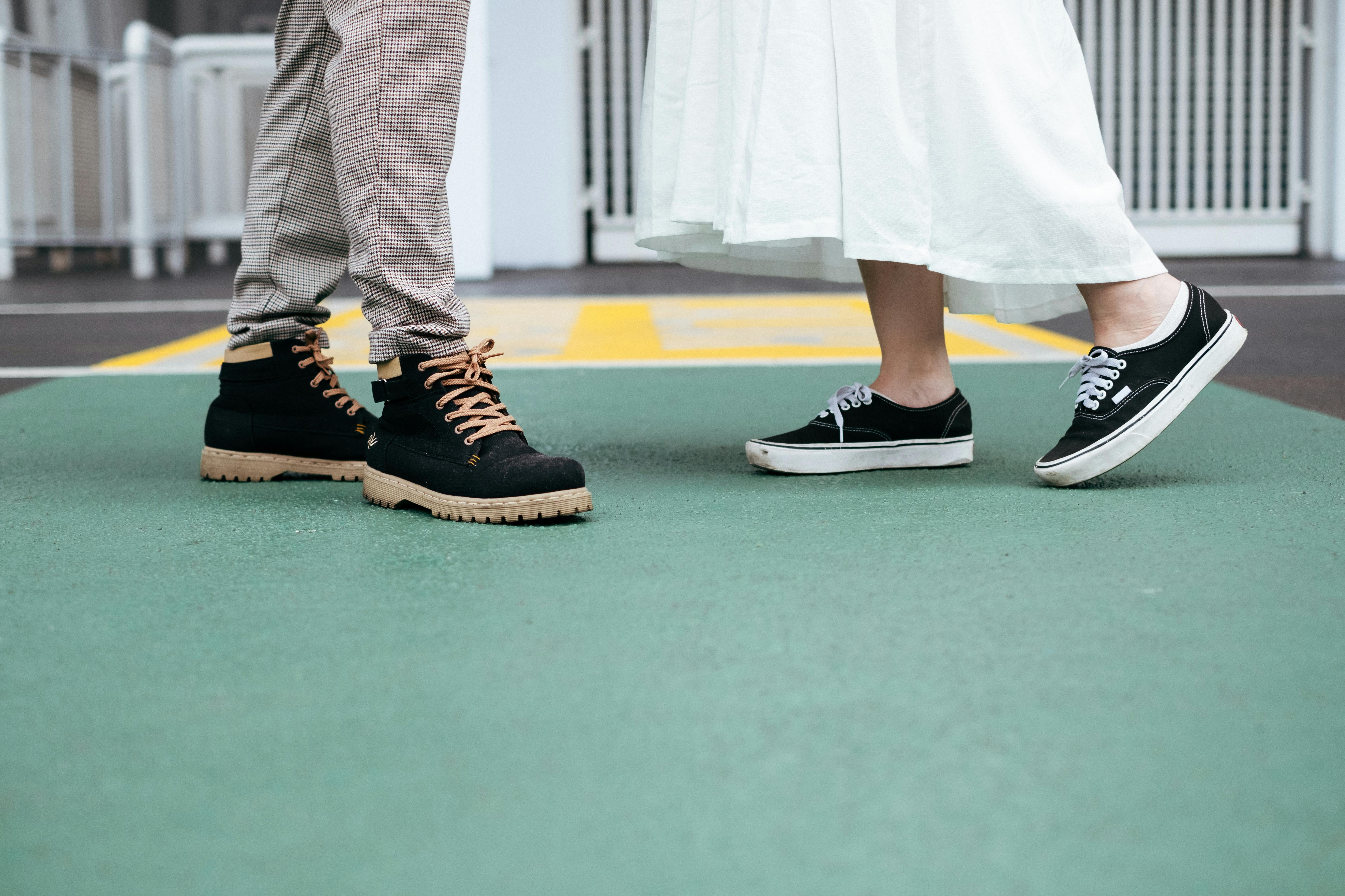 Person Wearing Two Different Shoes · Free Stock Photo