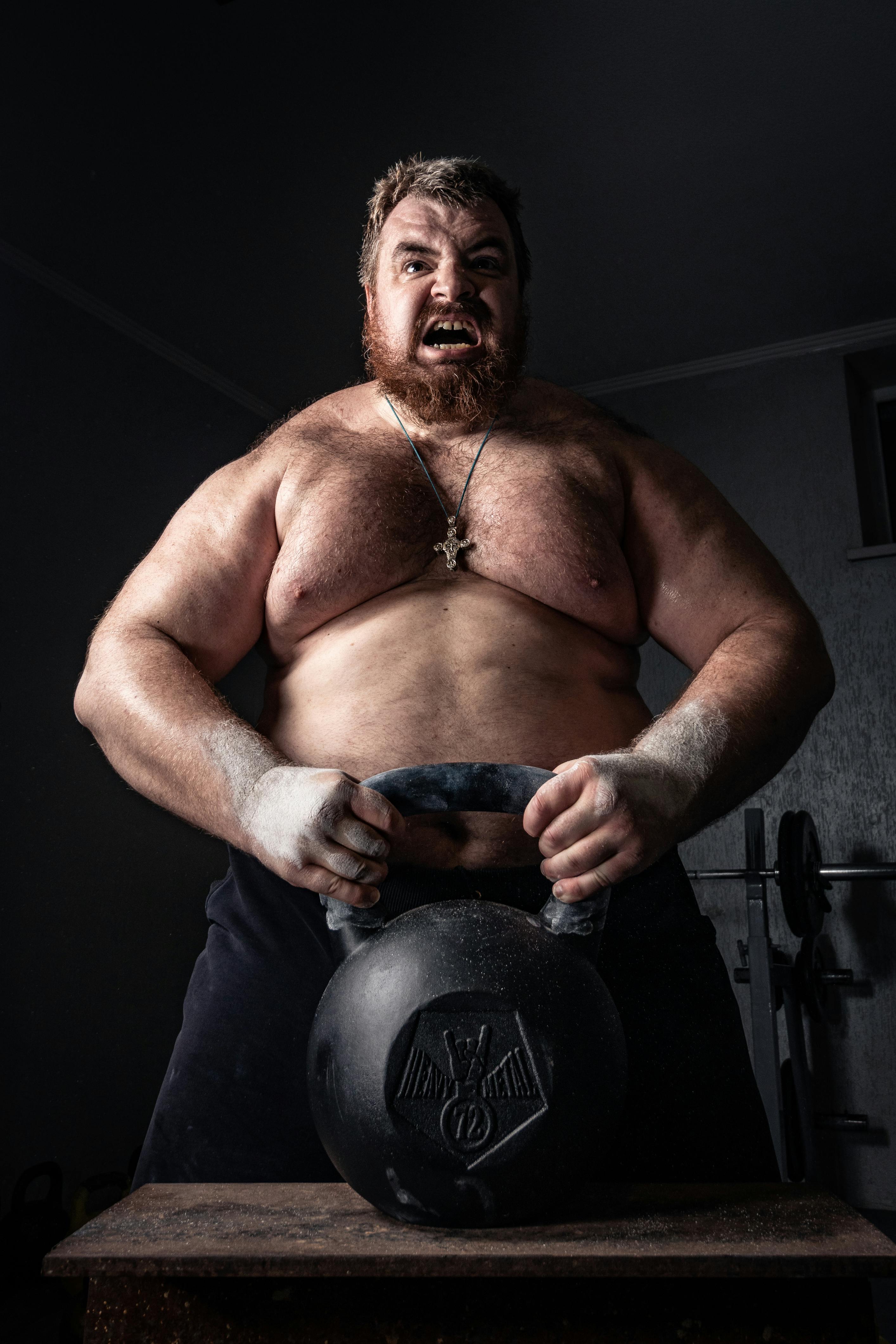 Portrait of Shirtless Strong Man · Free Stock Photo