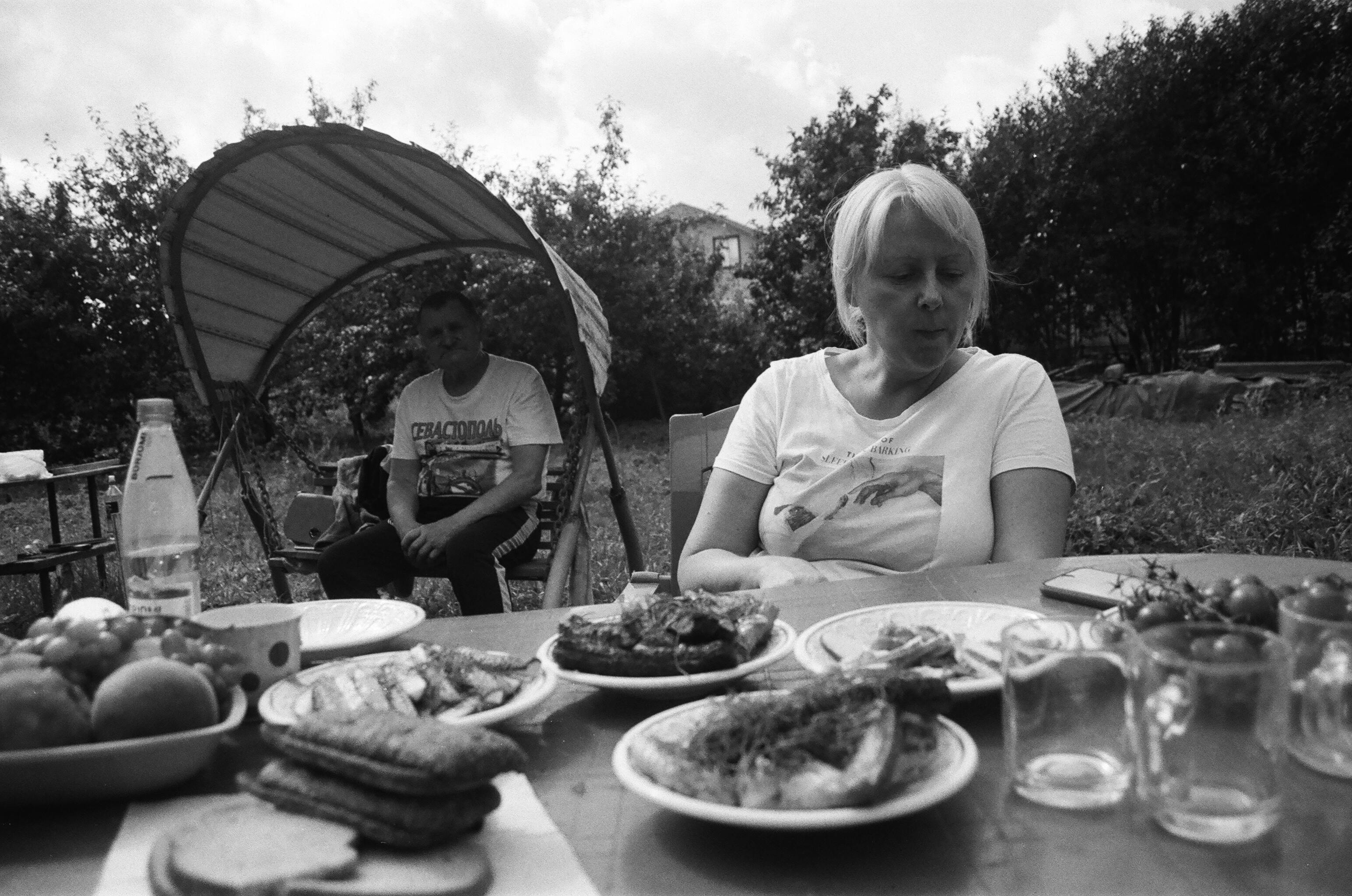 Two Men Eating Lunch Together · Free Stock Photo