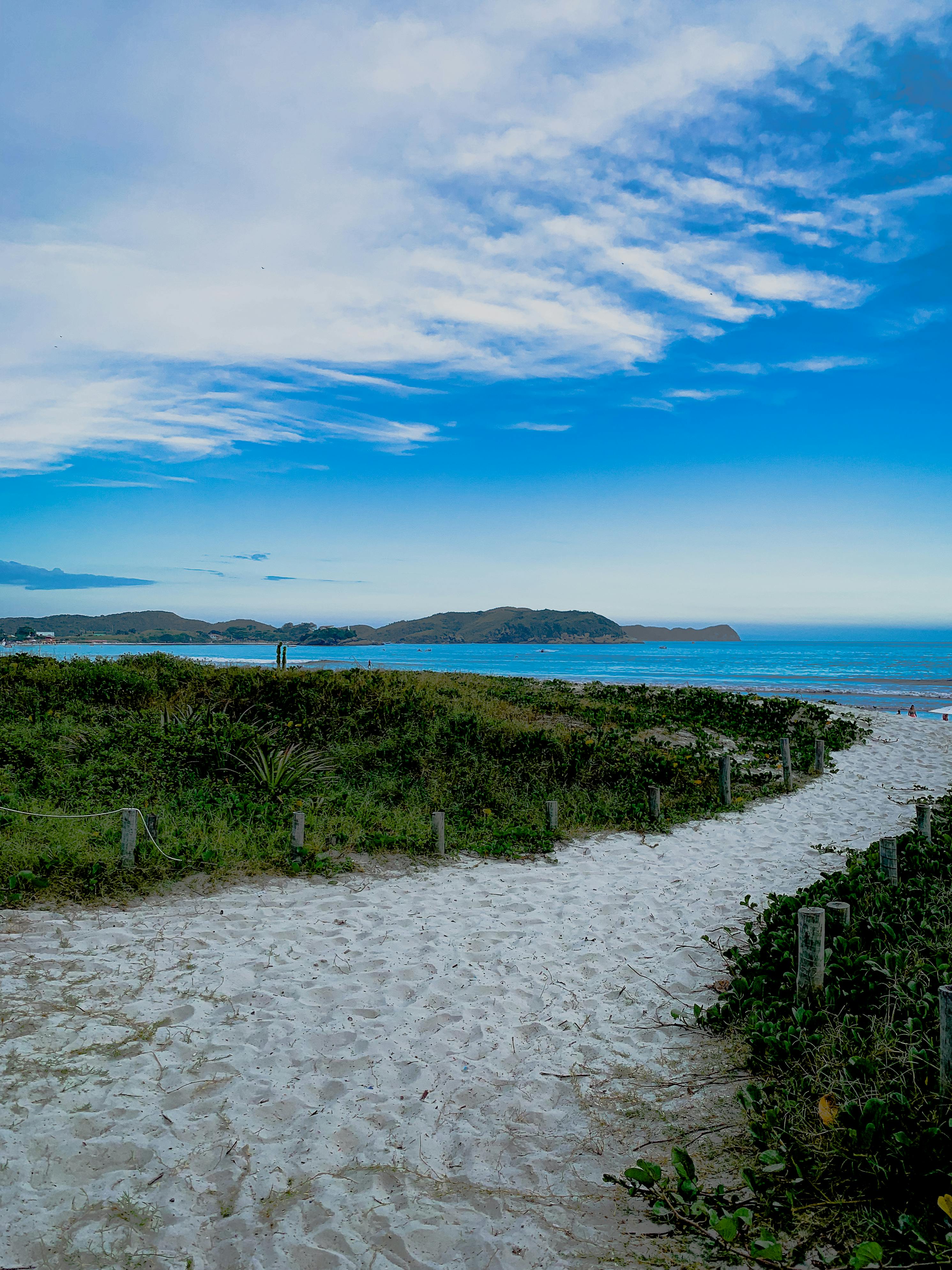 Pathway on Beach Under the Sky · Free Stock Photo