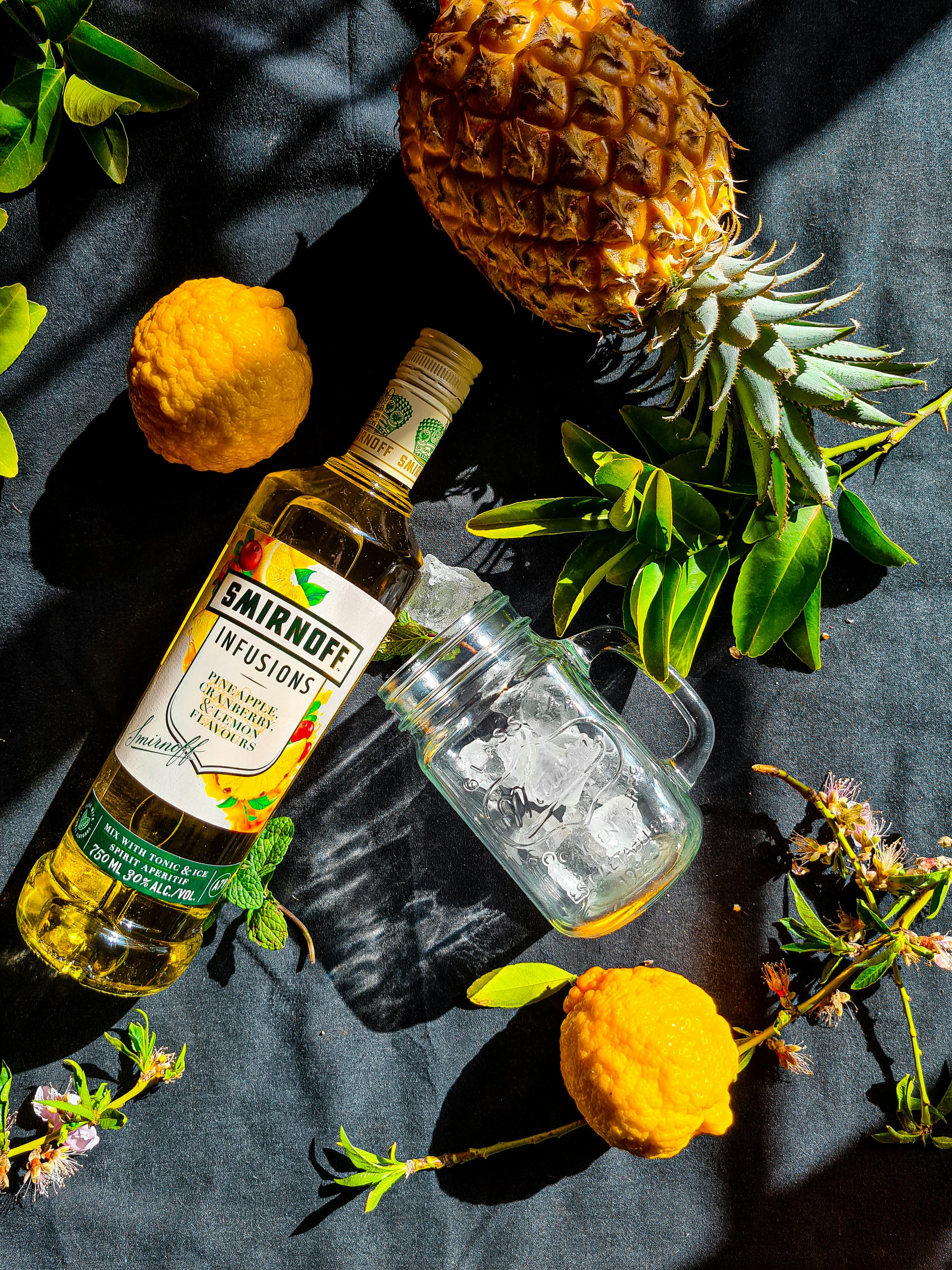 Smirnoff Alcoholic Drink With Clear Glass · Free Stock Photo