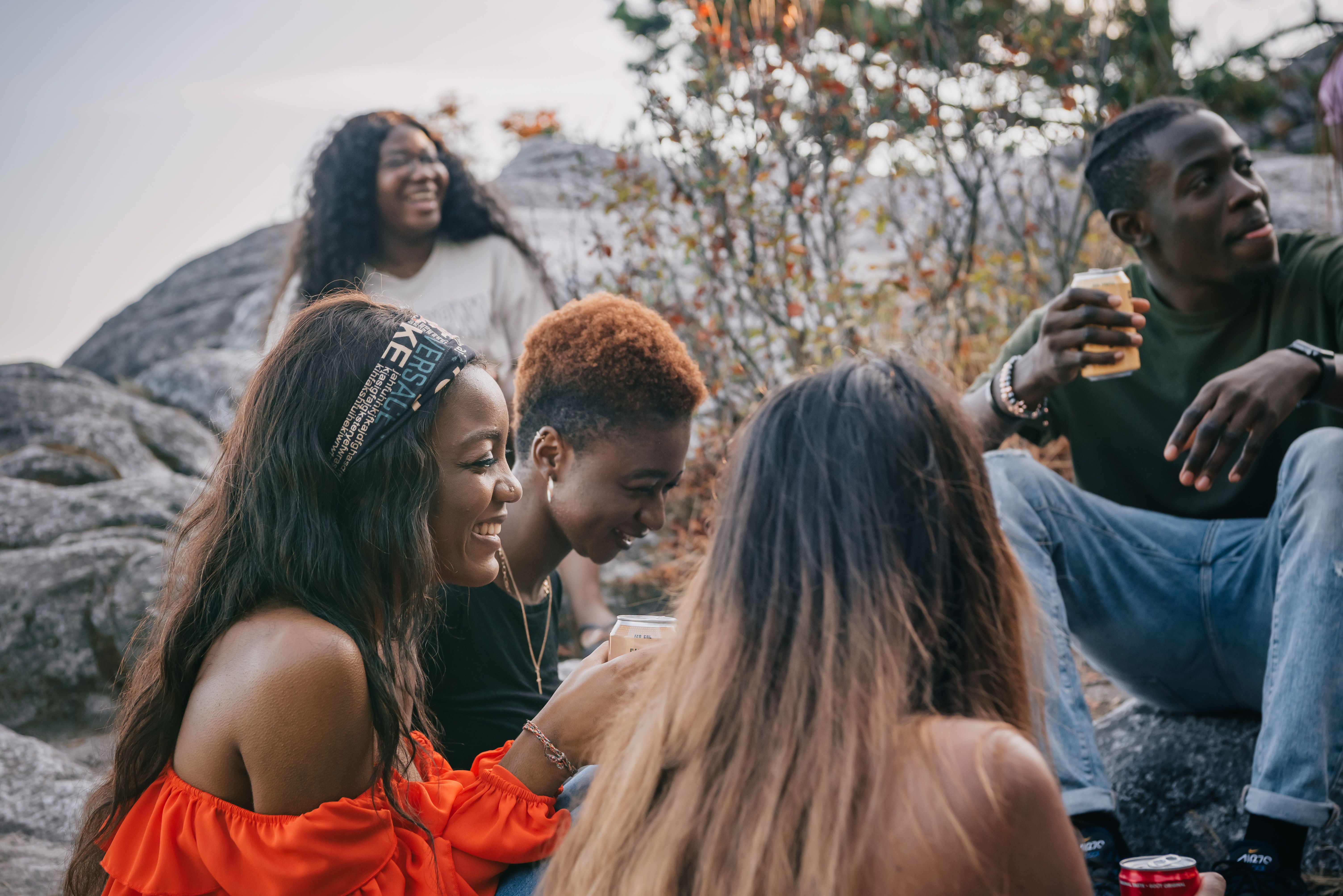 Happy People at the Beach · Free Stock Photo