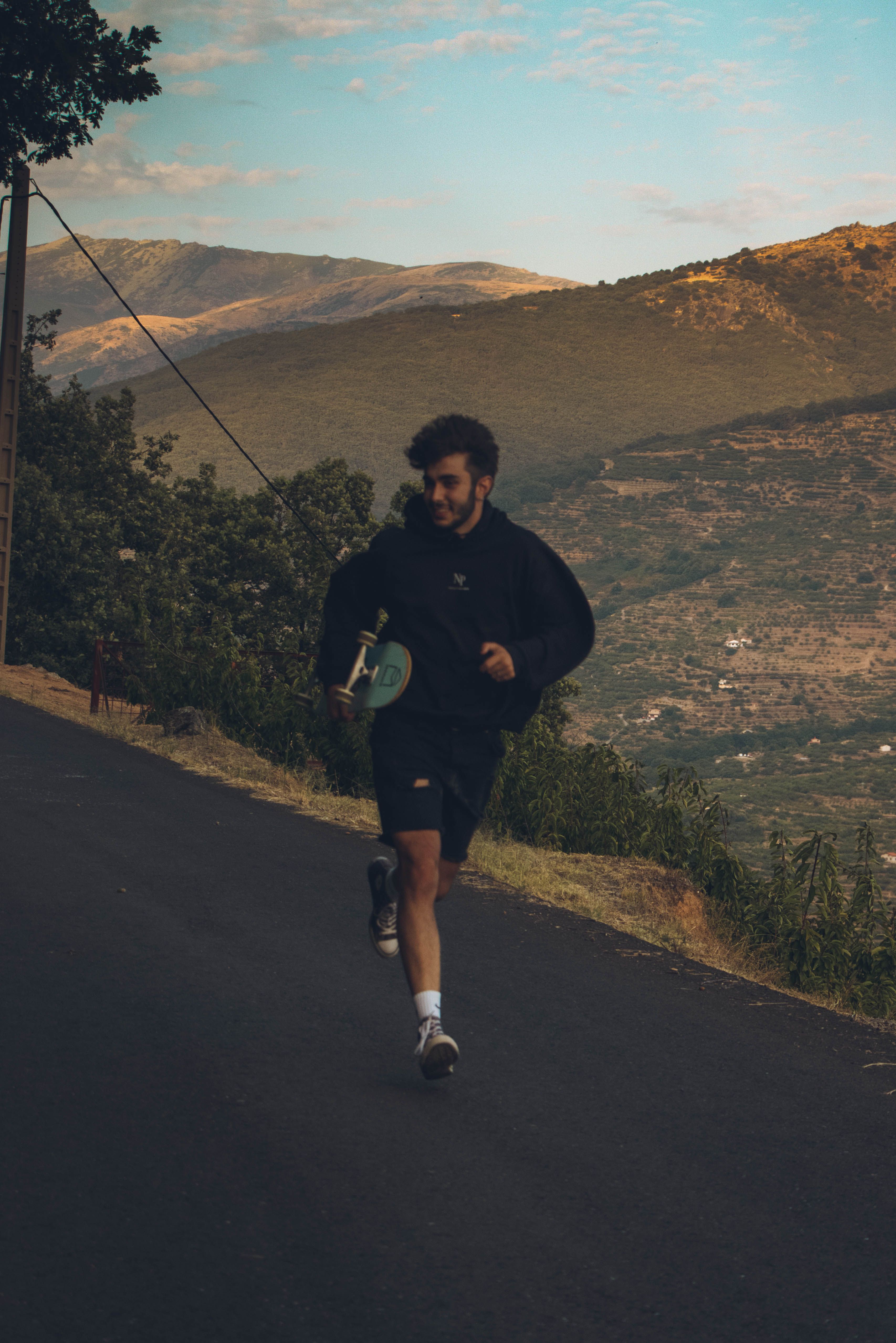 Man Running On Mountain Photos, Download The BEST Free Man Running On ...