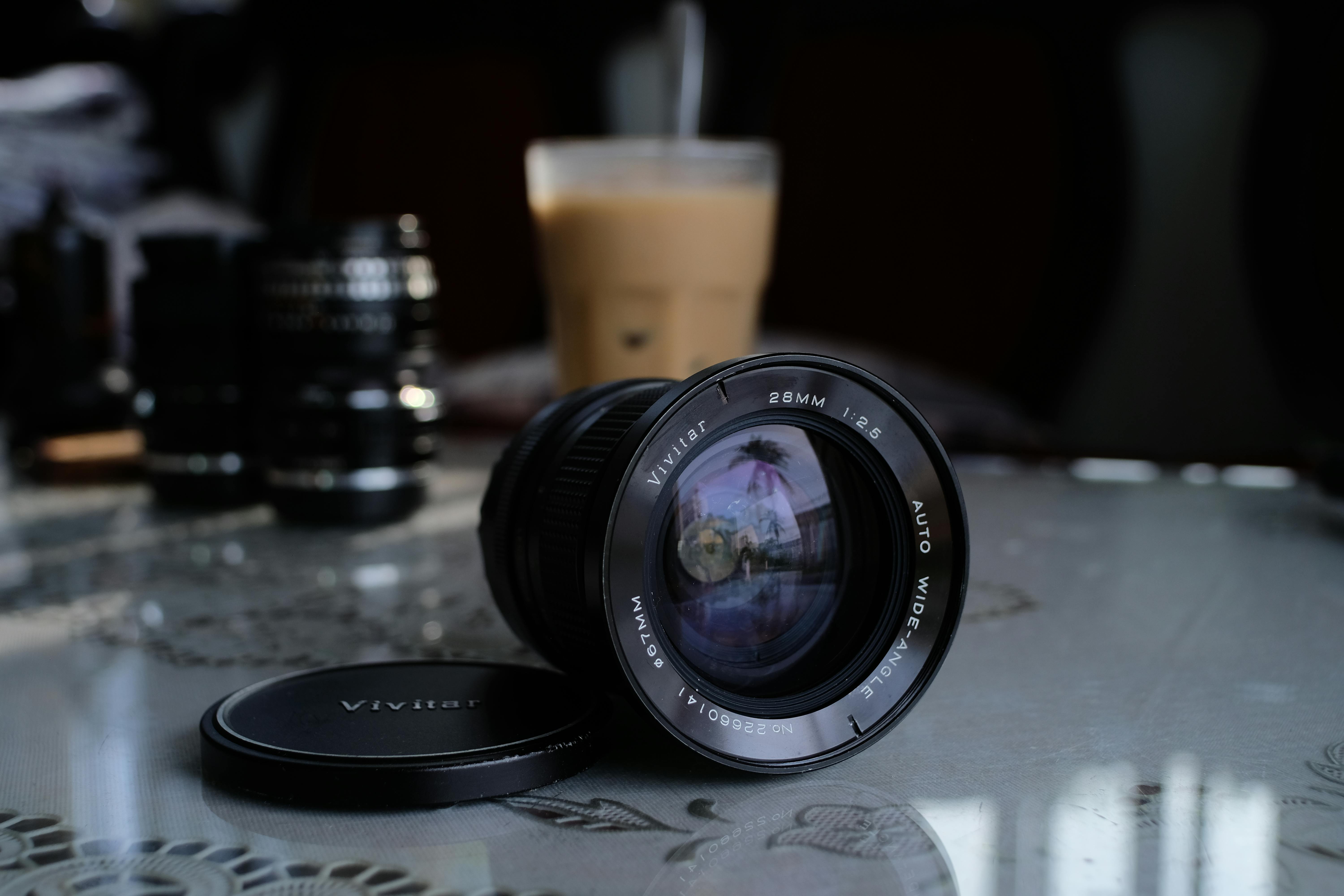 Silver Digital Camera in Blurred Background · Free Stock Photo