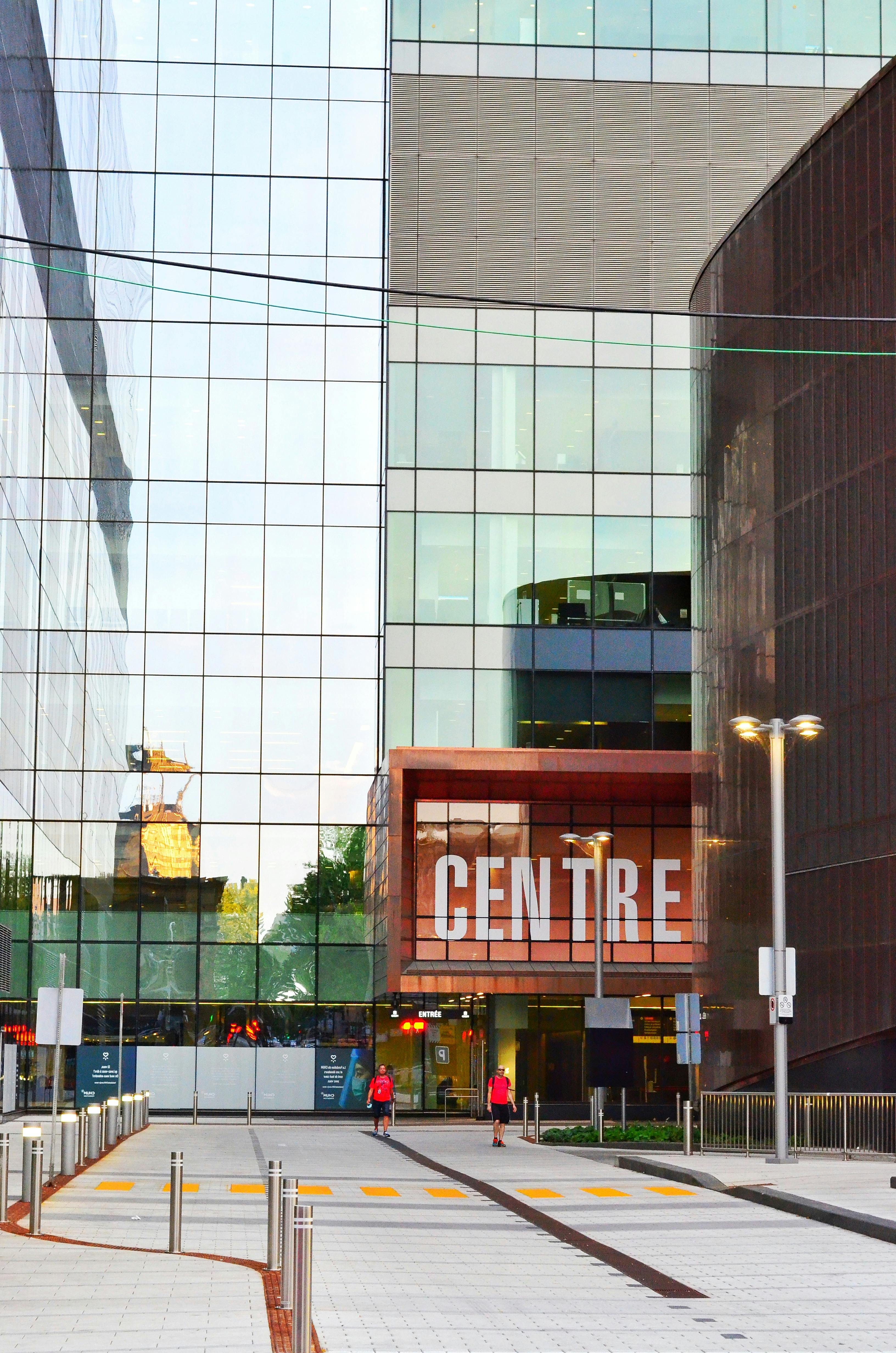 People Walking Outside a Building · Free Stock Photo