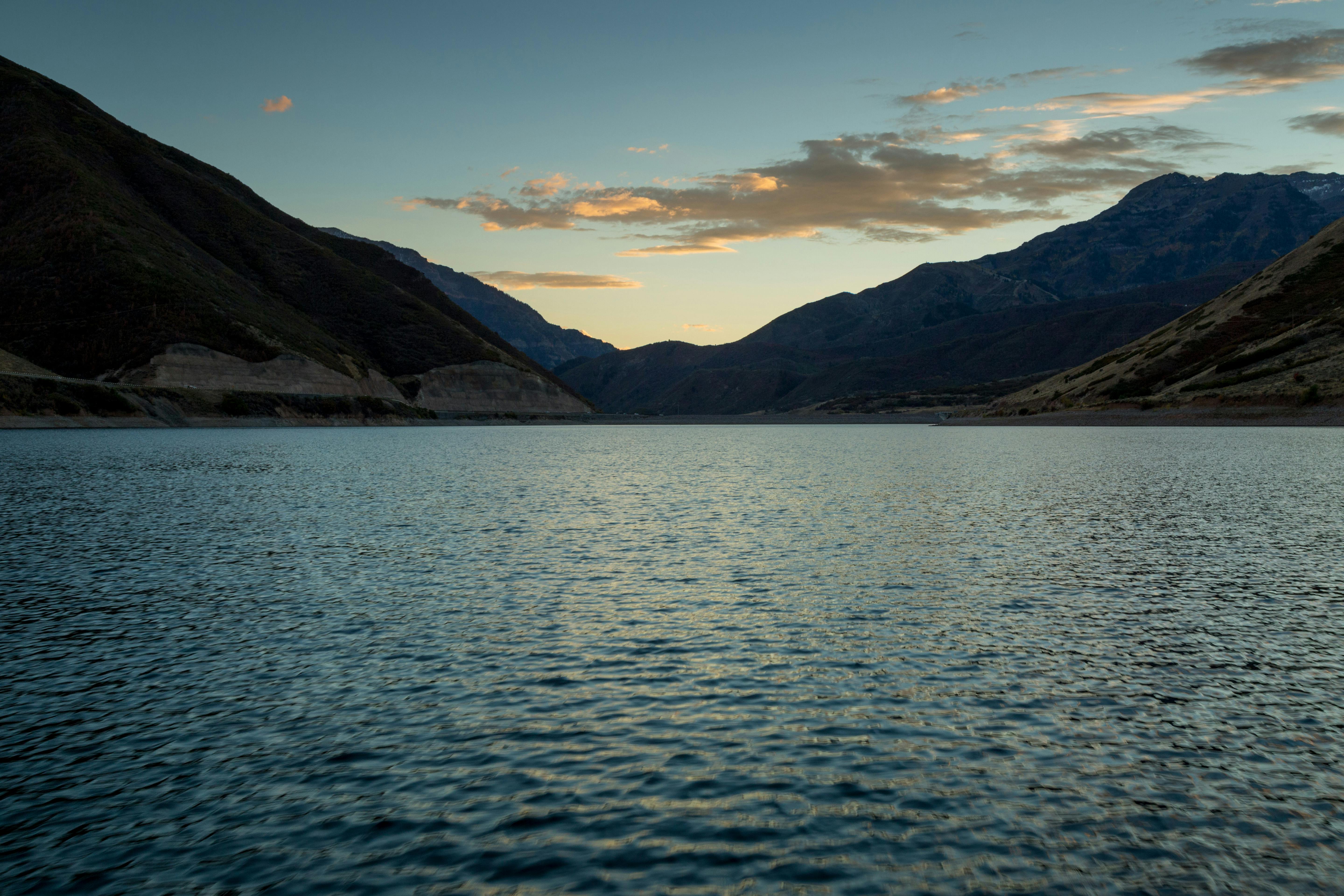 Wooden Boathouse in a Body of Water · Free Stock Photo