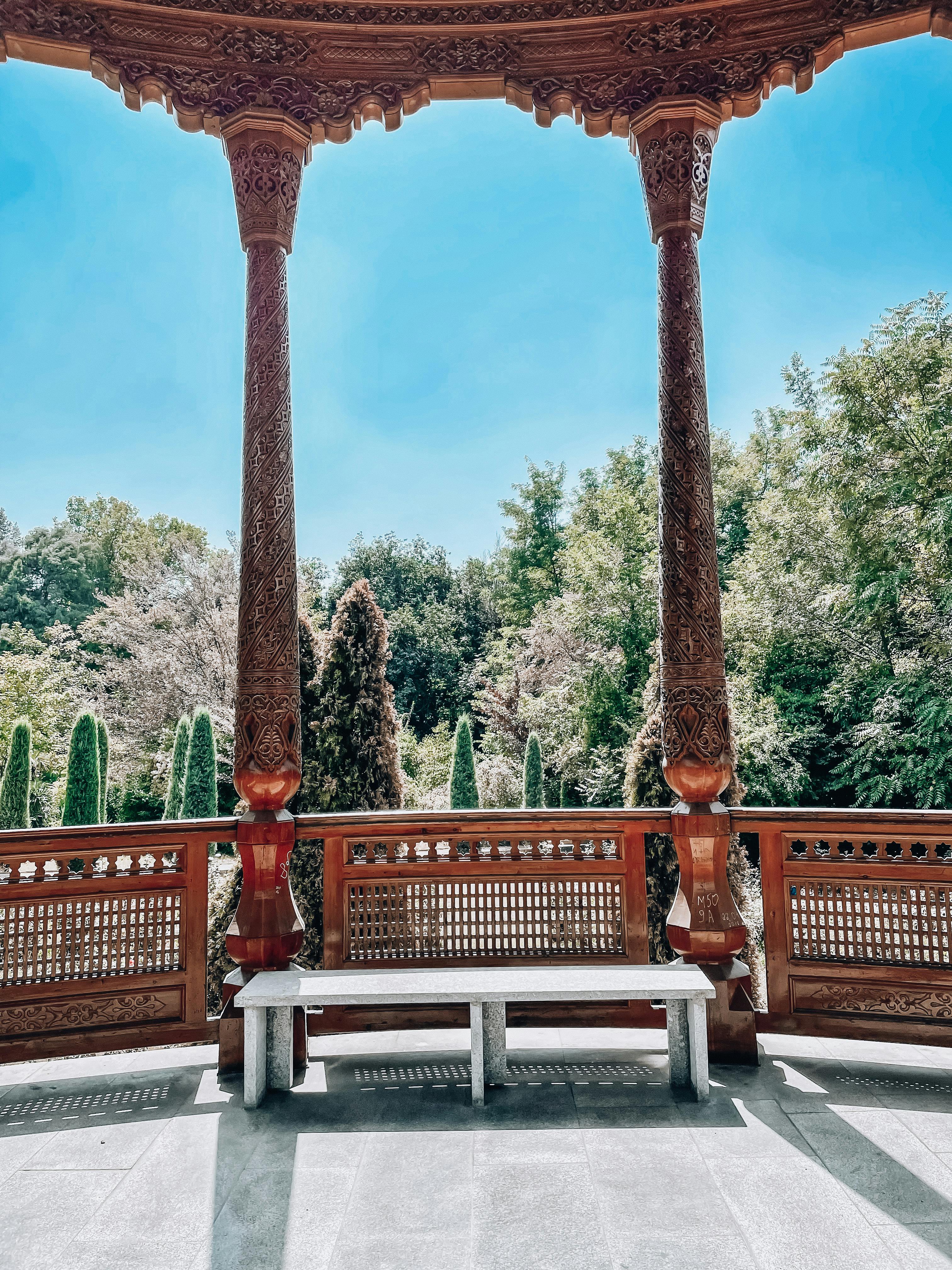 Bench Inside the Gazebo · Free Stock Photo