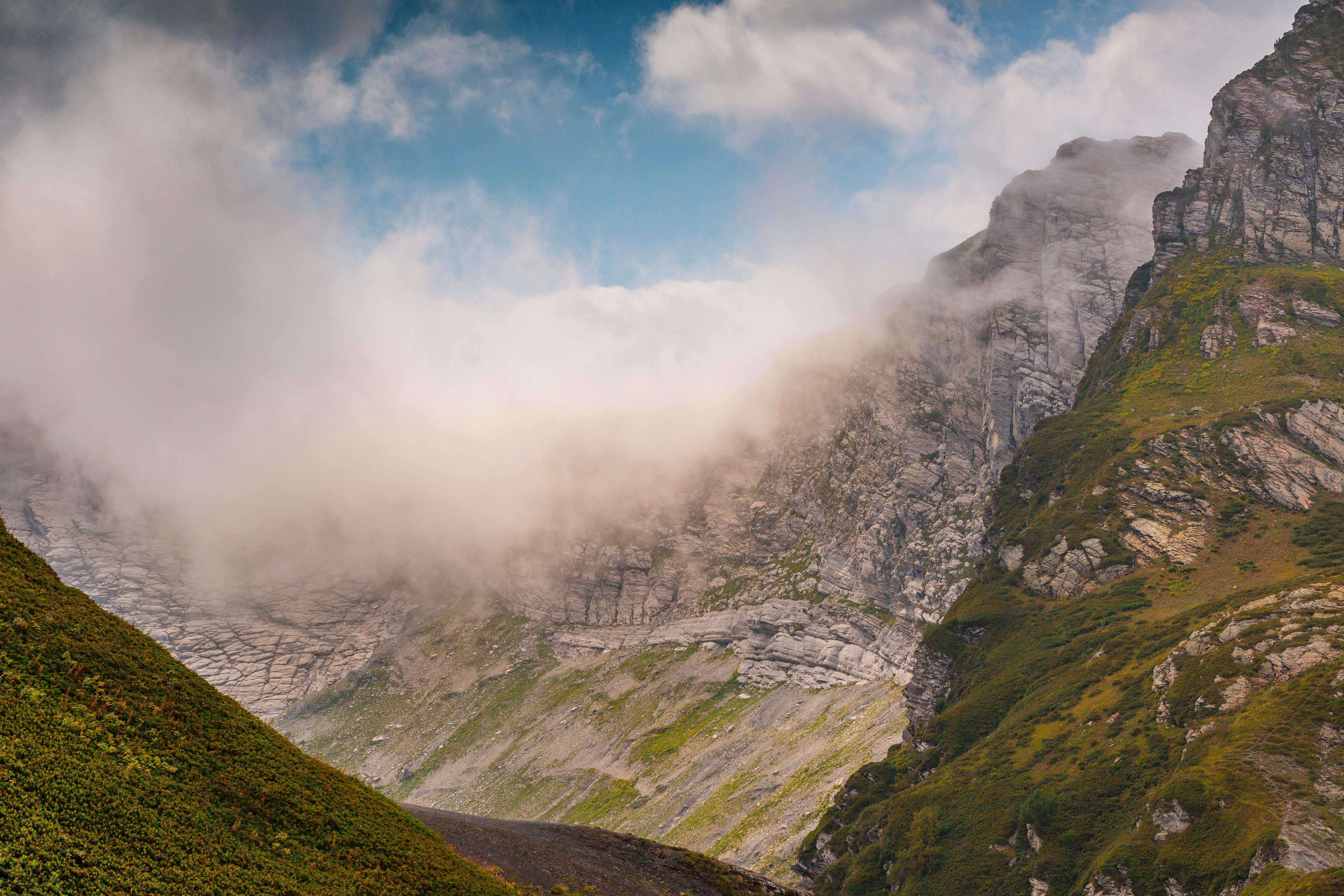 Mountain Surrounded With Fog · Free Stock Photo