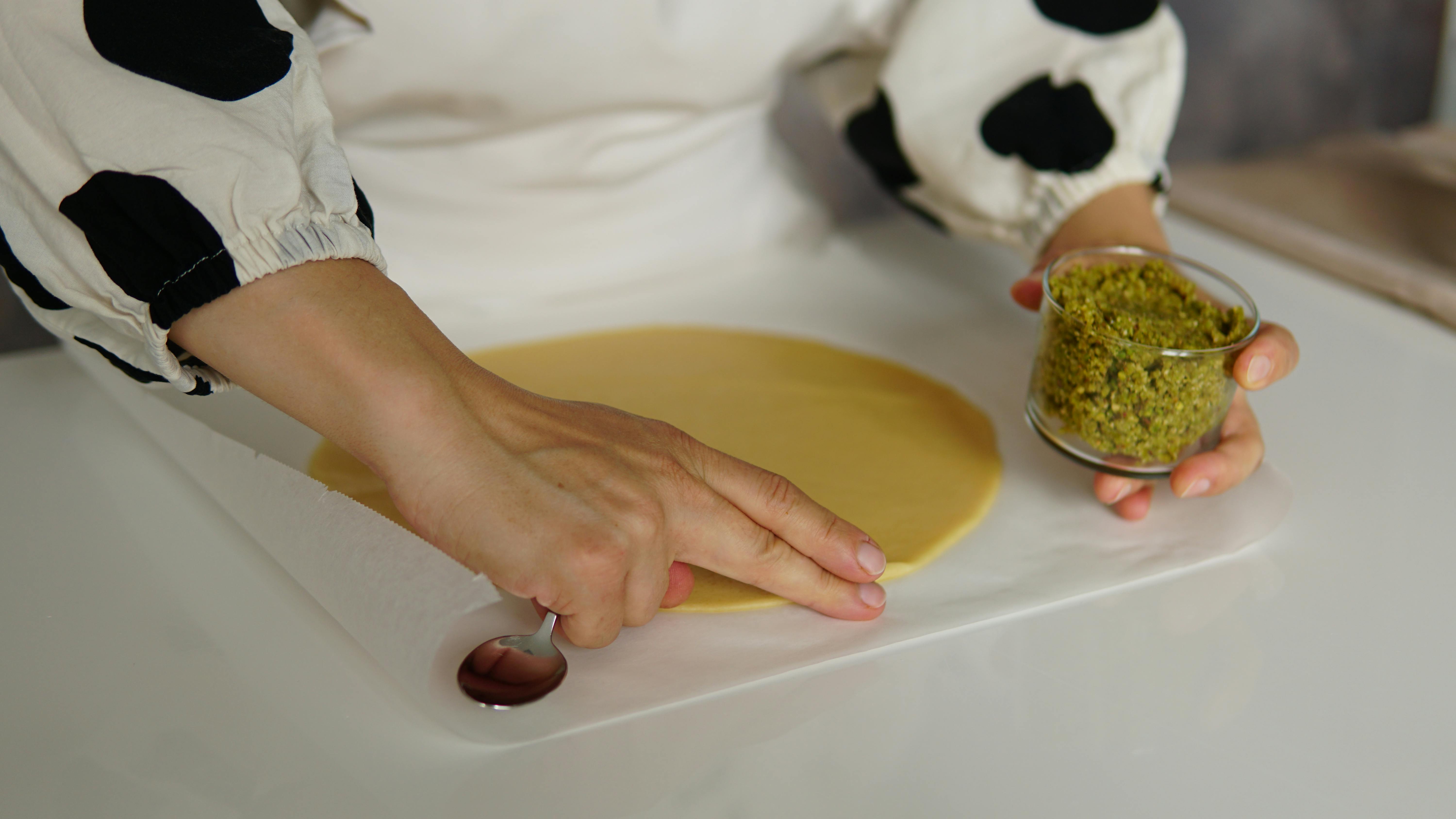 A Person Making a Dumpling · Free Stock Photo