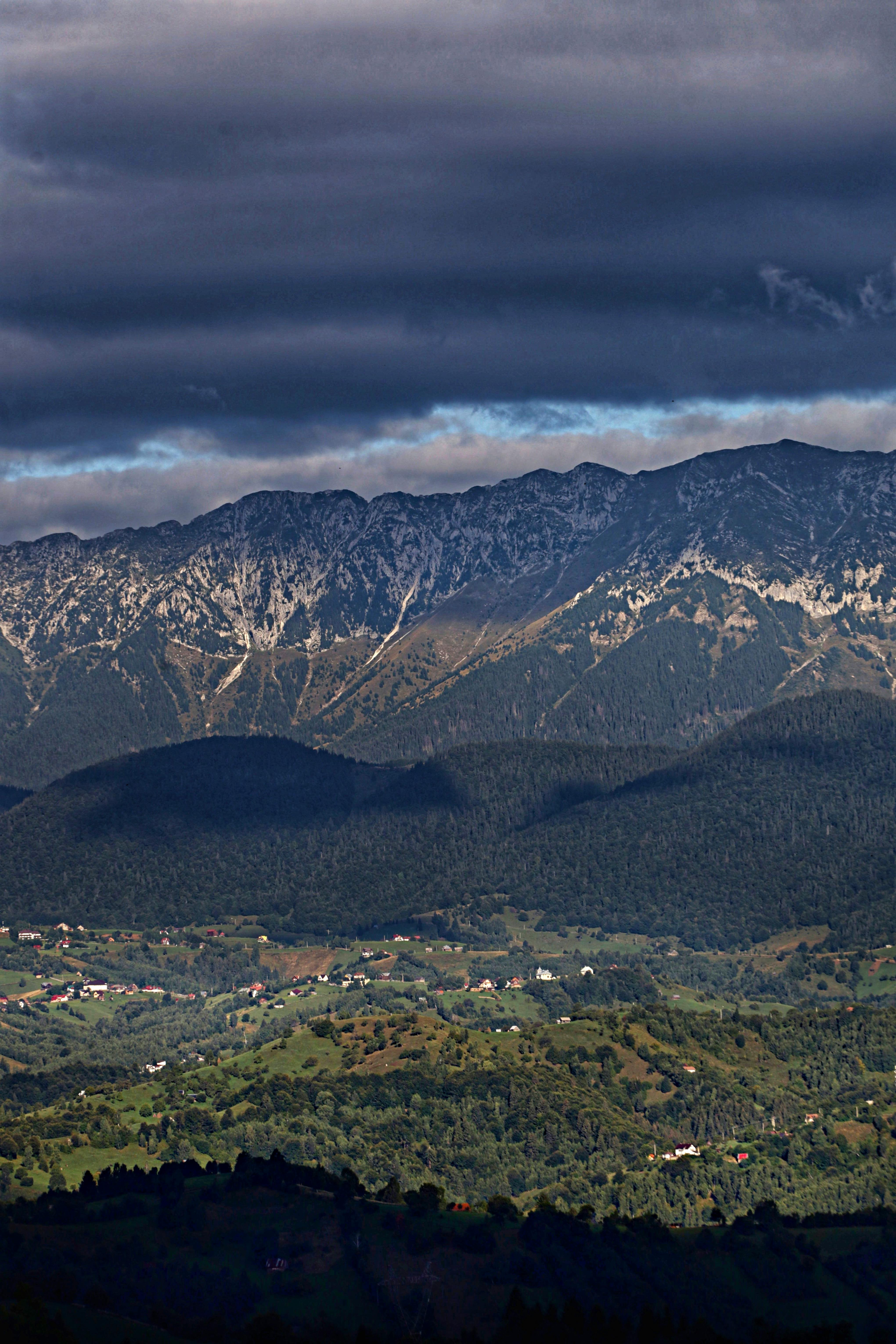 Aerial View of Mountains and a River · Free Stock Photo