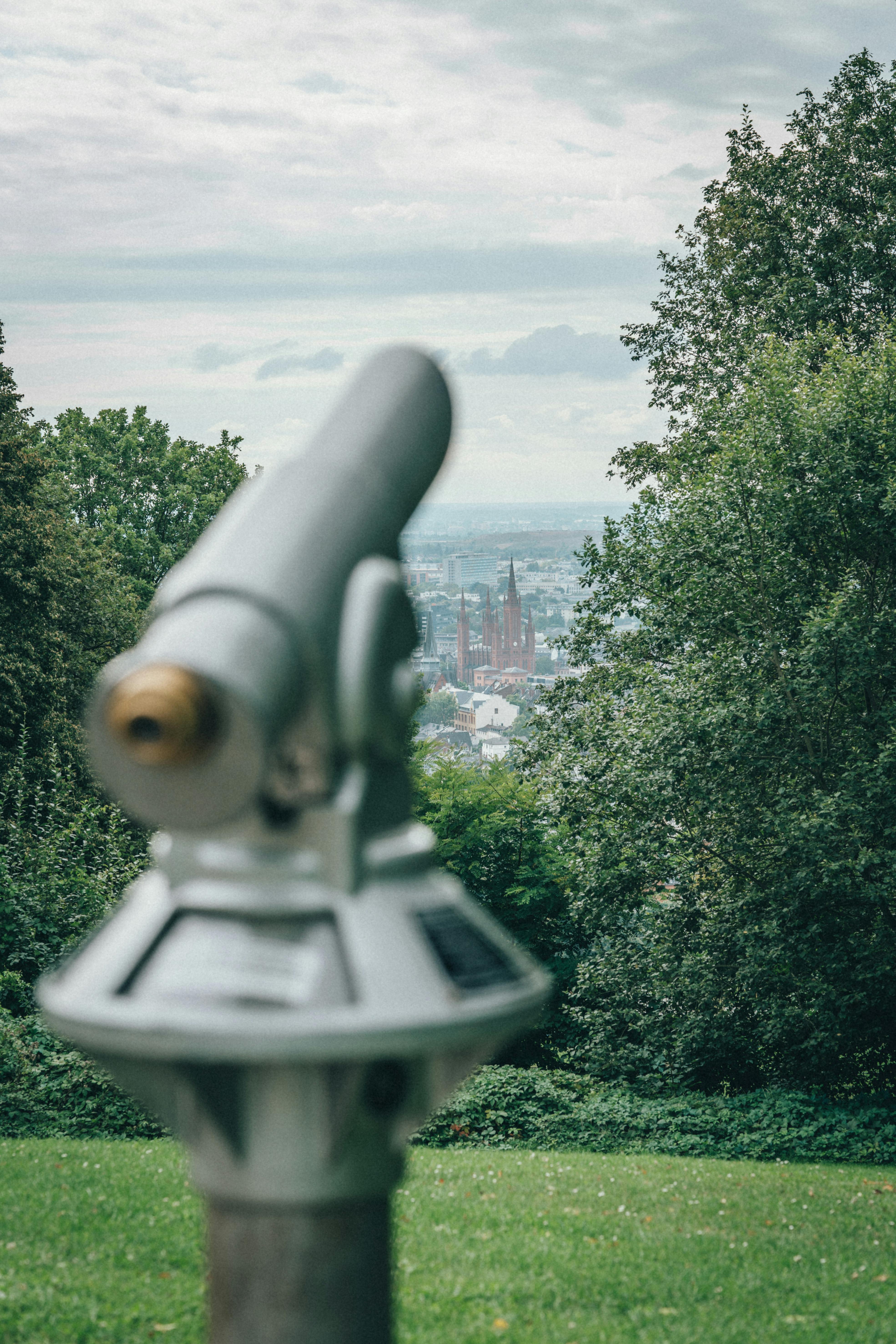 Close Up Photo of a Telescope on Grass · Free Stock Photo