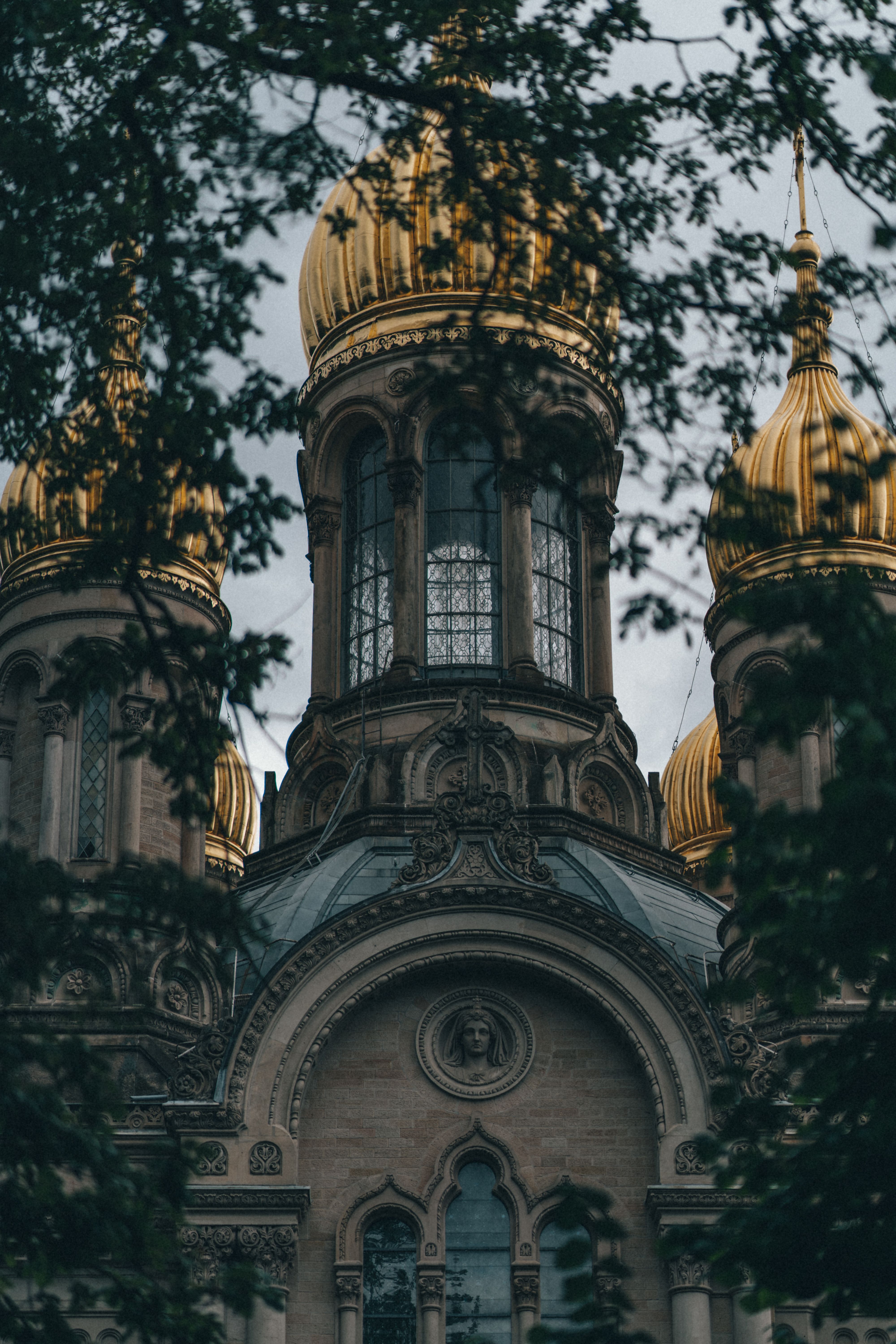 Towers of a Russian Orthodox Church with Gold Domed Roof · Free Stock Photo