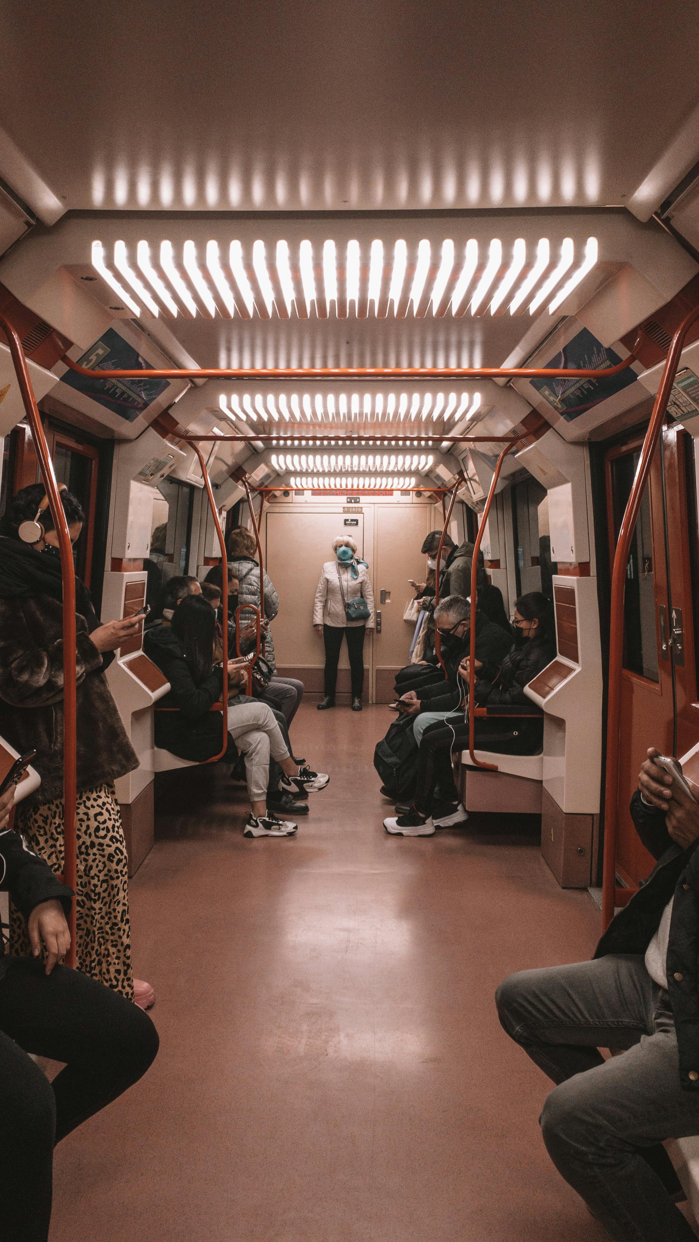 People inside a Train · Free Stock Photo