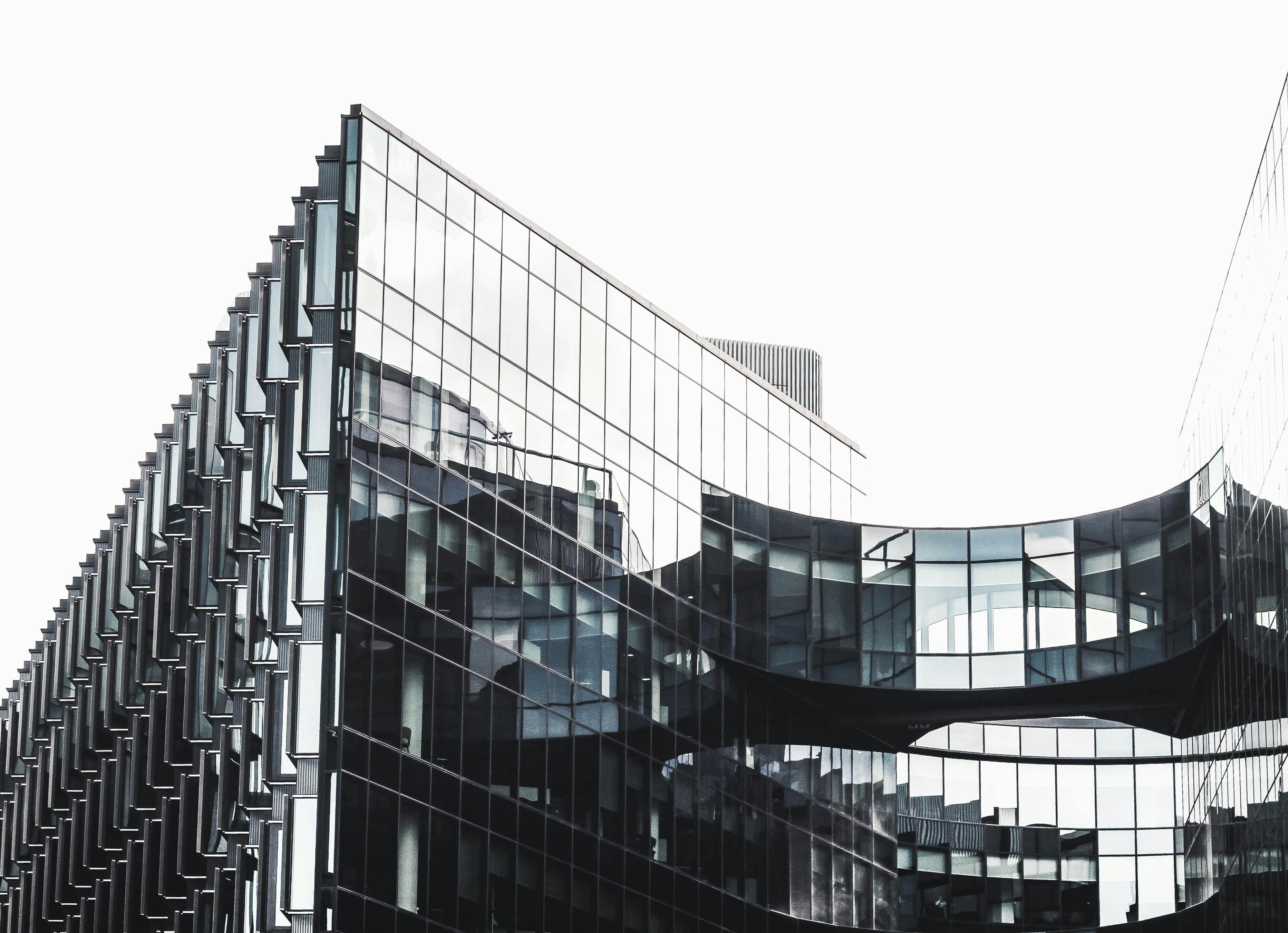 Clear Glass Building · Free Stock Photo