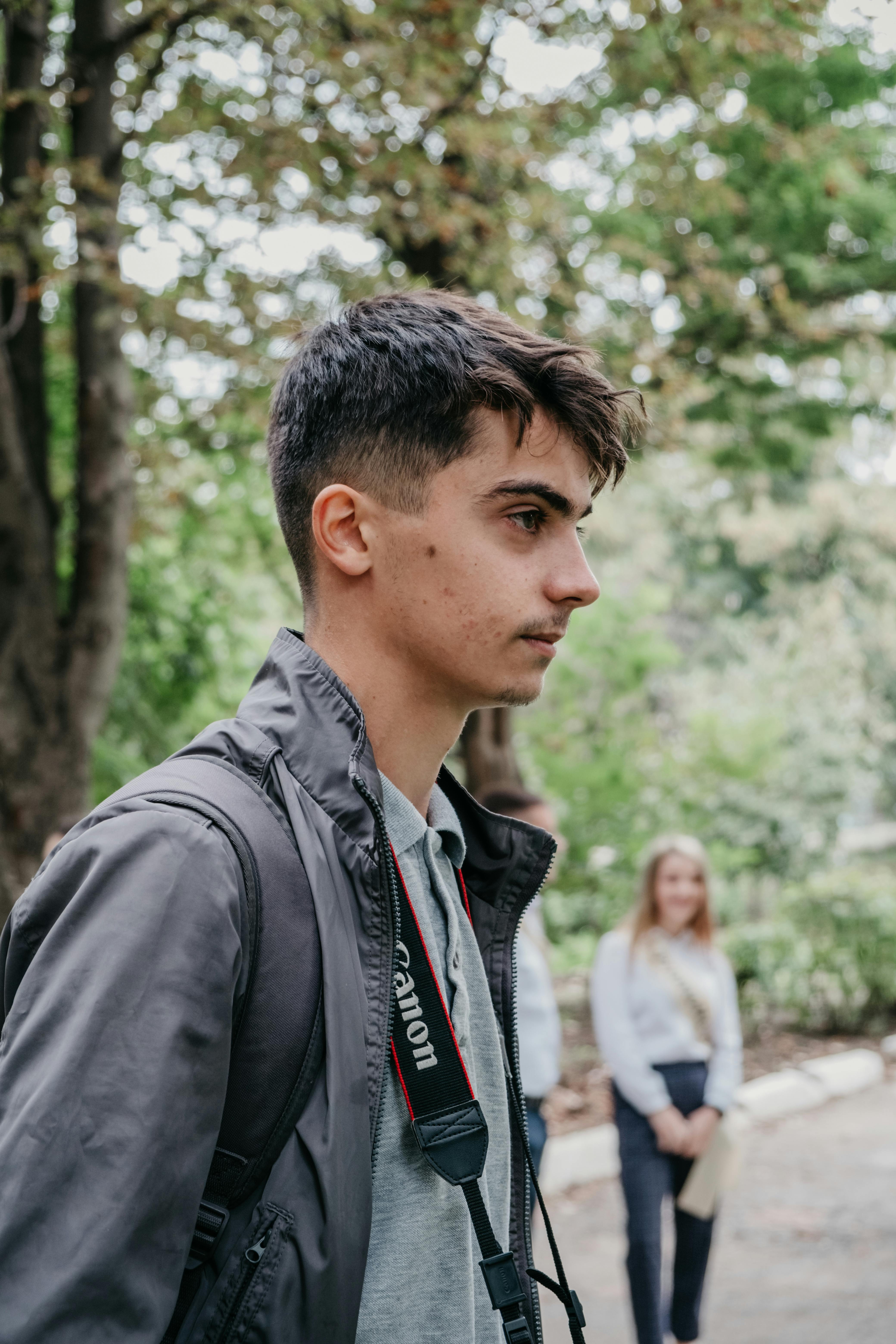 A Young Man's Profile · Free Stock Photo