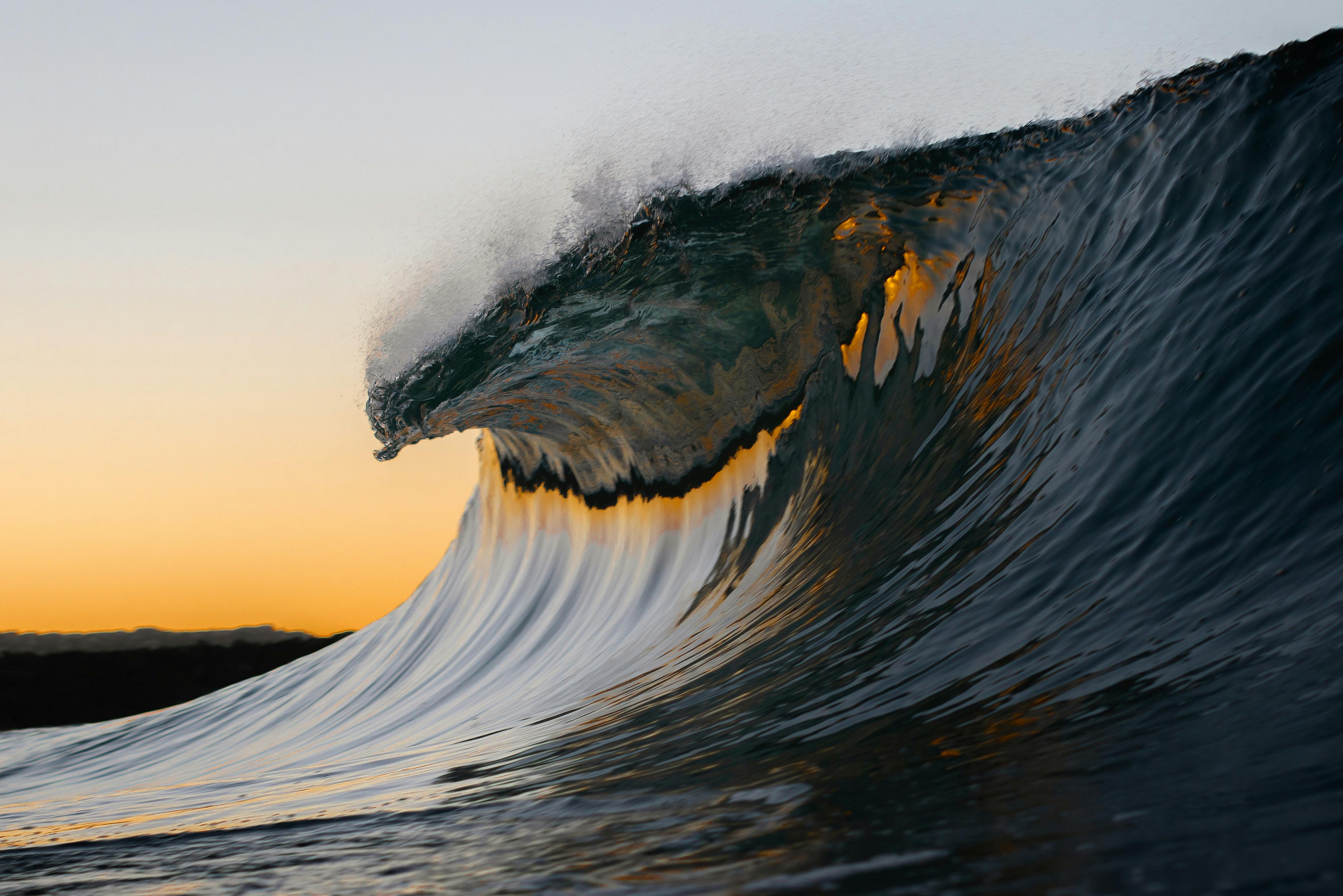 Close-up of Wave in the Sea · Free Stock Photo