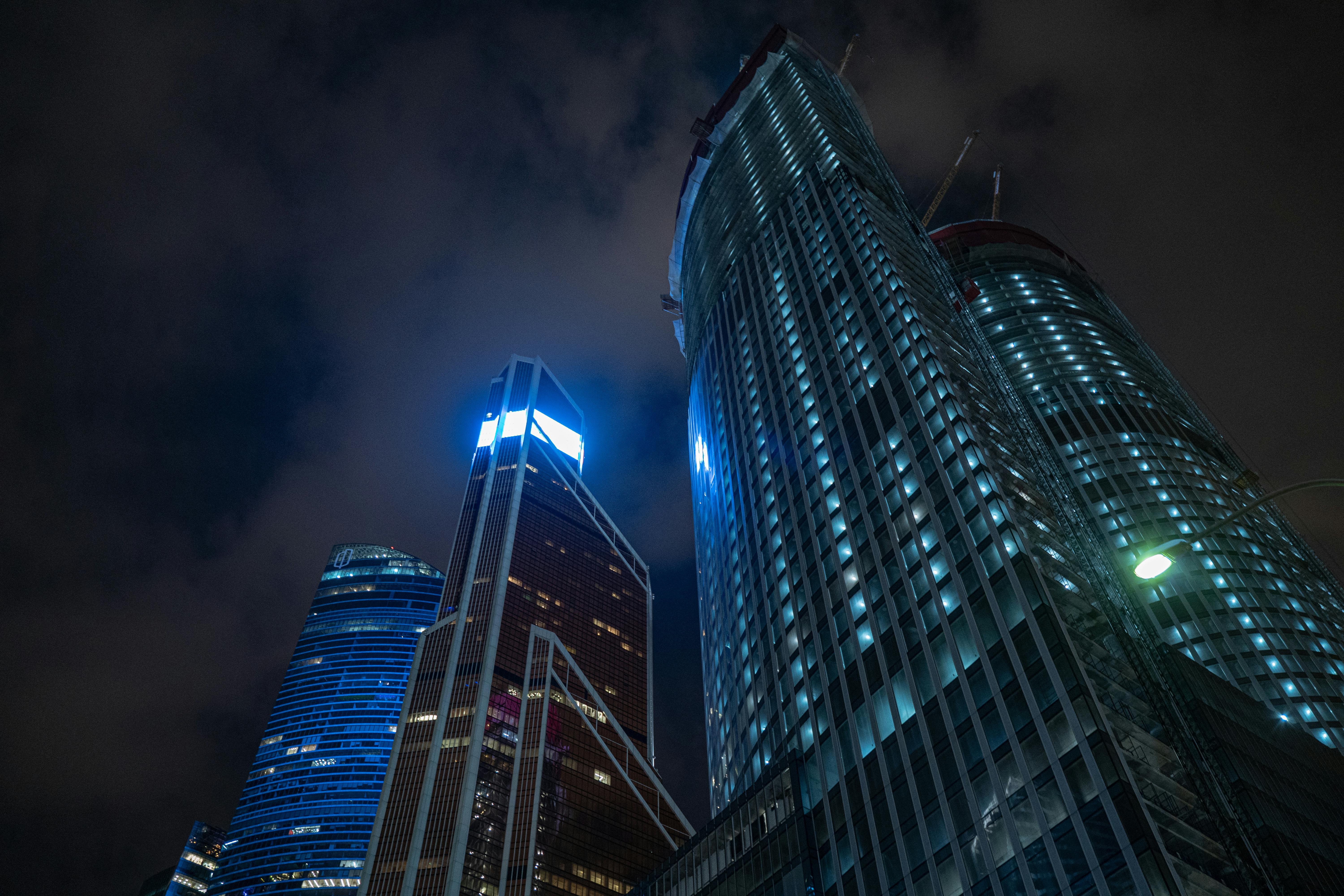 Aerial View of Skyscraper Buildings · Free Stock Photo