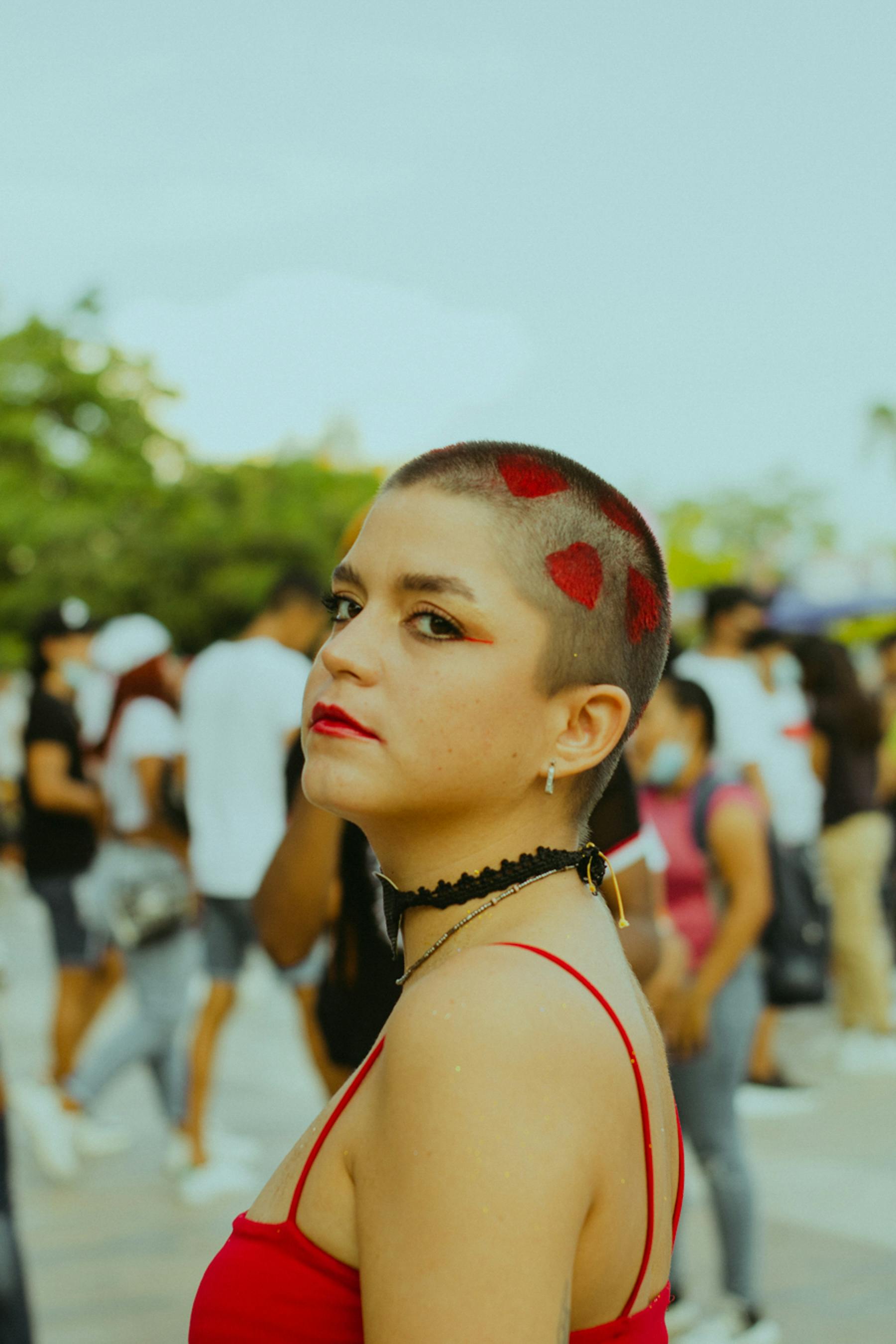 A Woman in Red Tank Top · Free Stock Photo