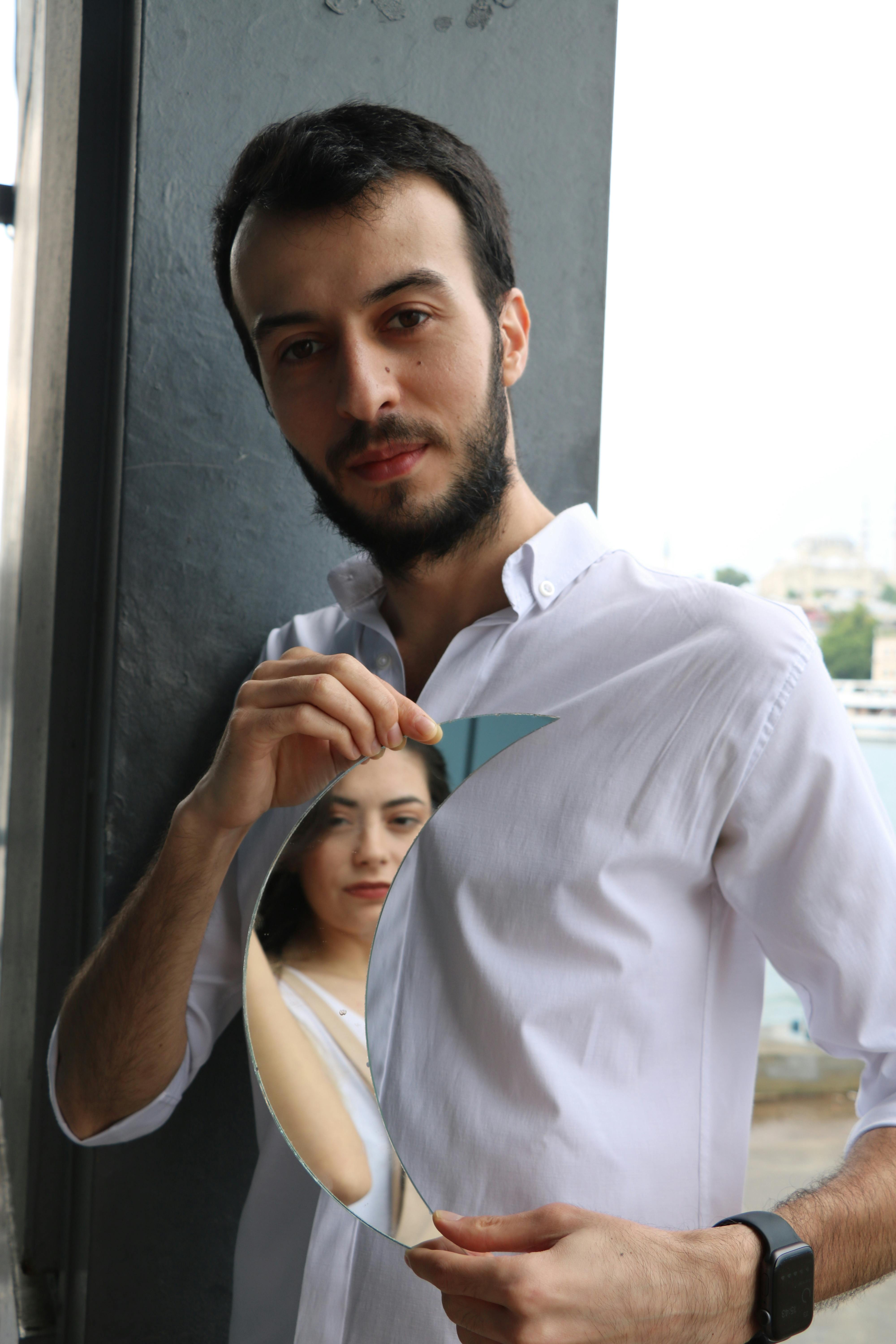 Man Reflection in Mirror · Free Stock Photo